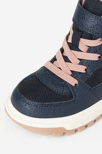 Waterproof High Tops - Navy blue/light pink - Kids | H&M US