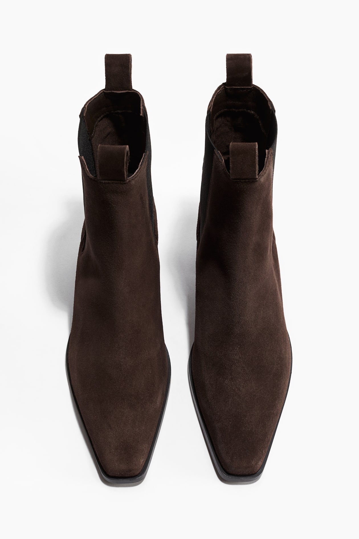 Botines de piel - Marrón oscuro - MUJER | H&M ES