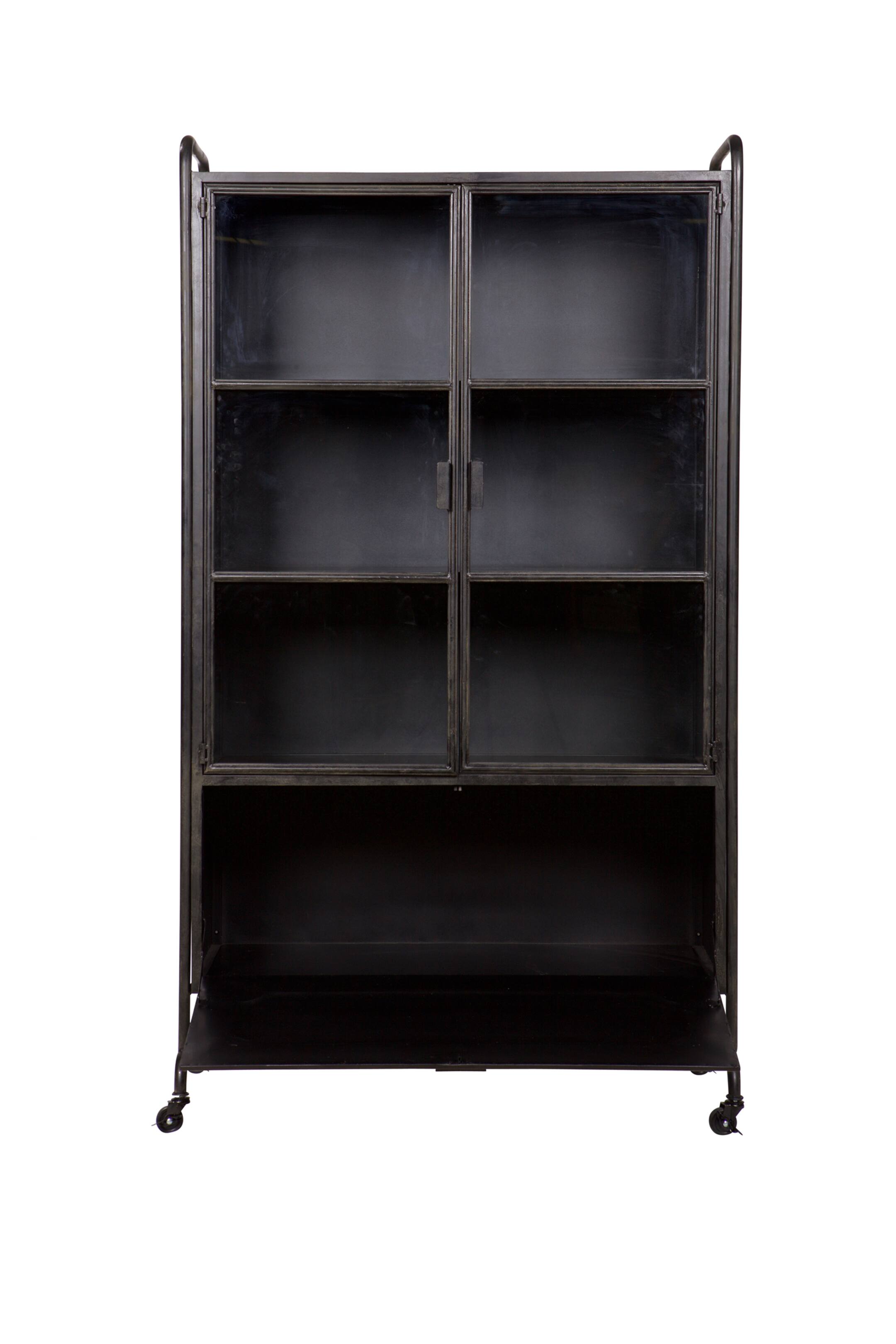 Steel Storage Vitrine - Noir, #000000 - Home All | H&M FR