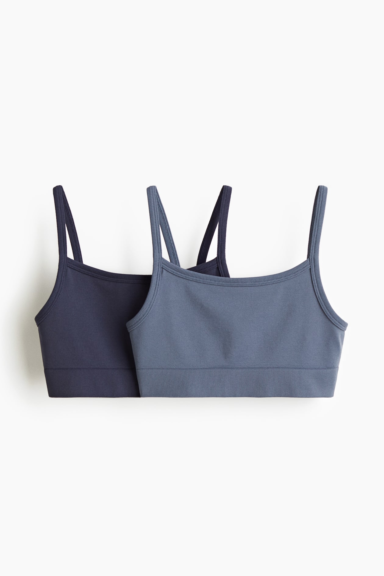 2-Pack Seamless Sports Tops with DryMove™ - Pigeon blue - Kids | H&M US