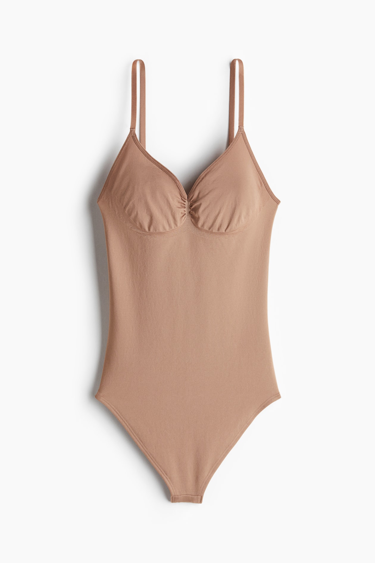Firm shape Sculpting Thong Body - Koyu bej - KADIN | H&M TR