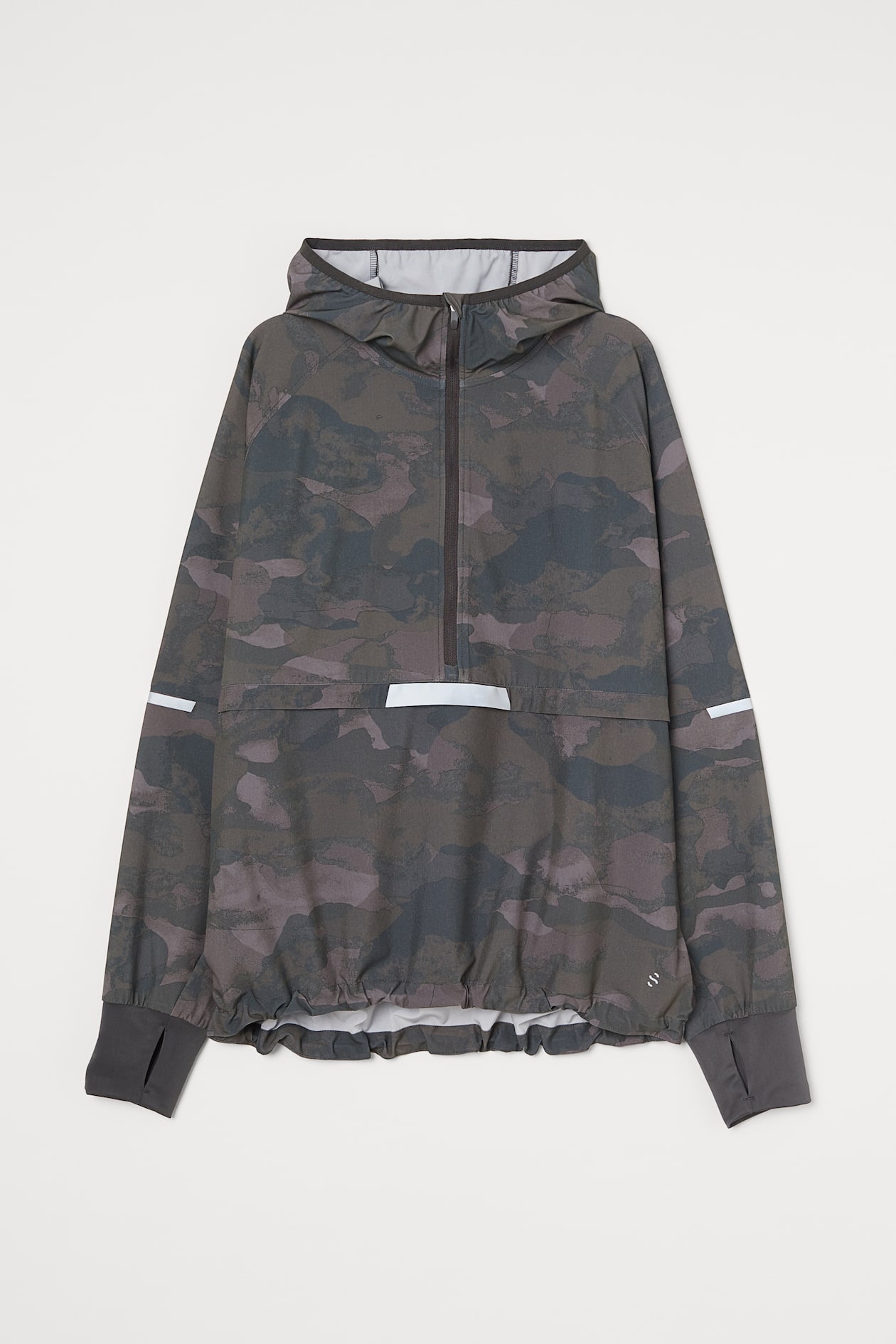 Jachetă-hanorac de alergare - Negru/motive - FEMEI | H&M RO