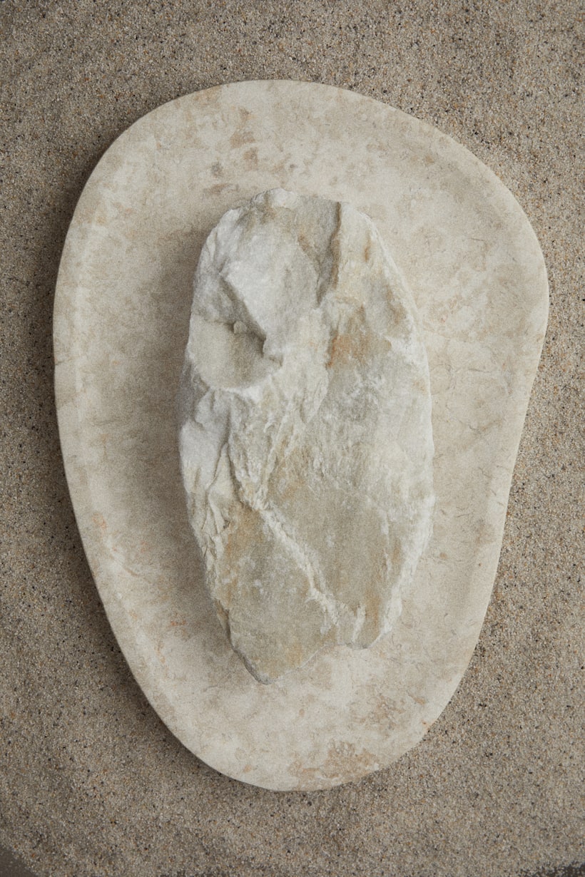 Large Marble Tray - Light beige - Home All | H&M US