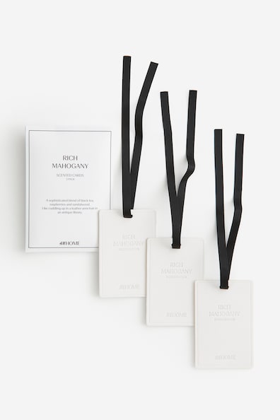 3-pack Scented Cards - Rich Mahogany - Home All | H&M US