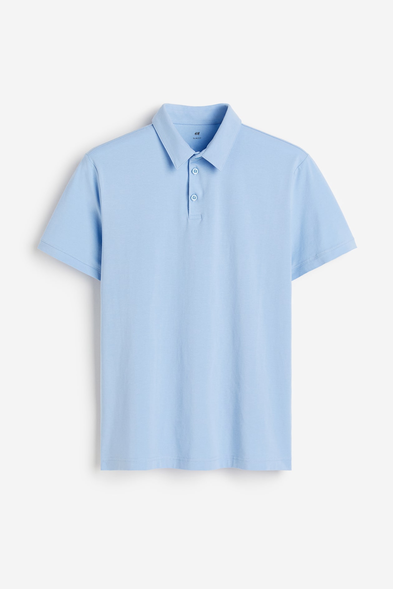 Slim Fit Polo Tişört - Açık mavi - ERKEK | H&M TR