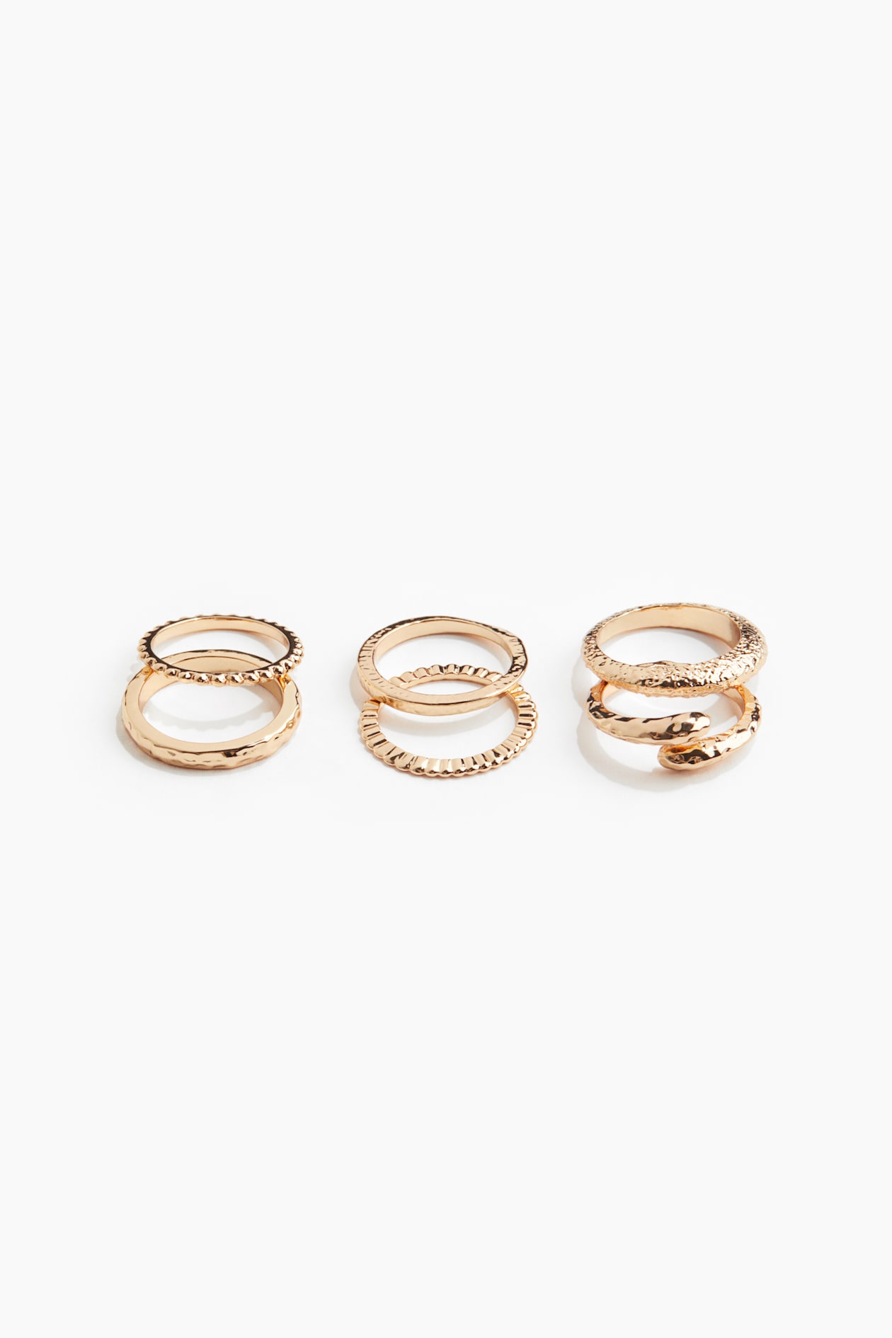 6-Pack Rings - Gold-colored - Ladies | H&M US