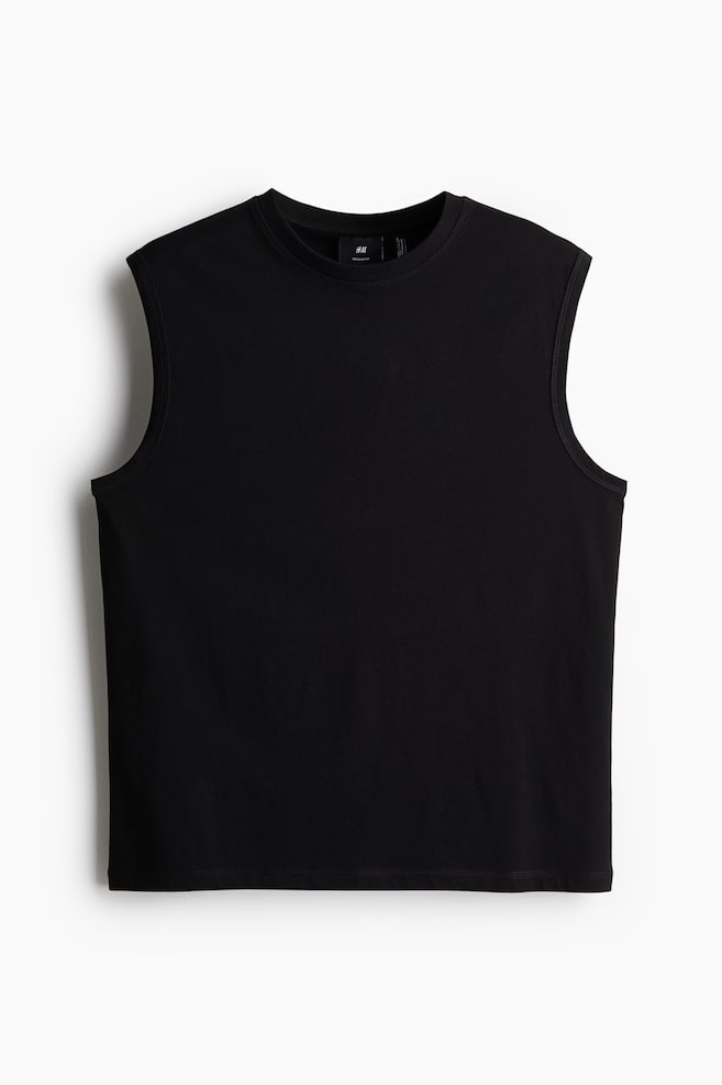 COOLMAX® Regular Fit Tank Top - Black - Men | H&M US