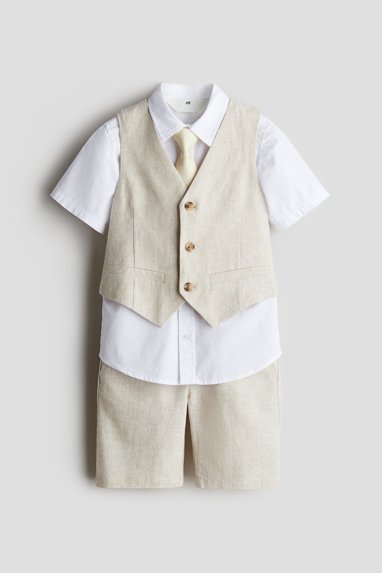 Ensemble habillé 4 pièces - Beige clair - ENFANT | H&M BE