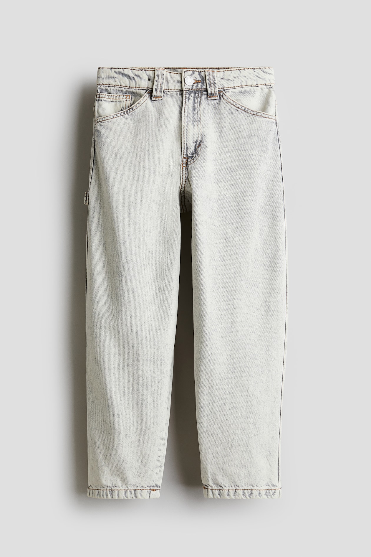 Baggy Fit Jeans - Gris claro - NIÑOS | H&M ES