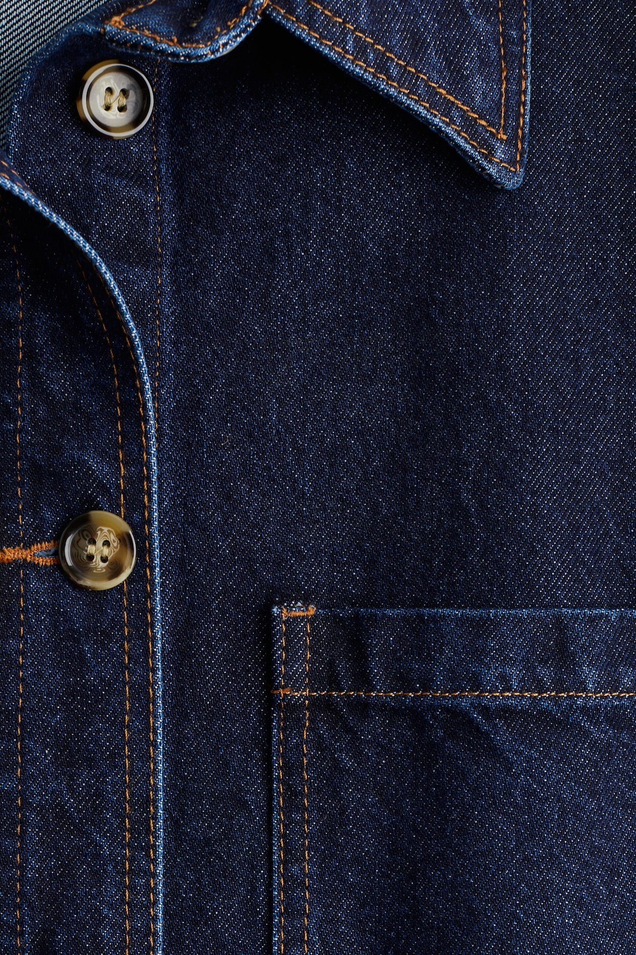 Women's Dark denim blue Loose-fit shacket | H&M GB