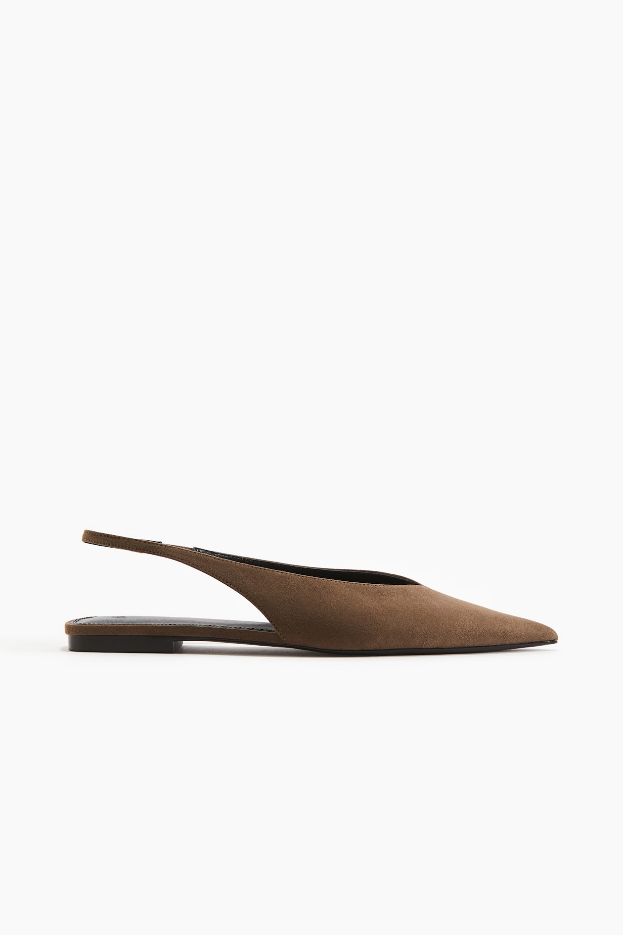 Women's Dark beige Pointed Slingbacks | H&M CA