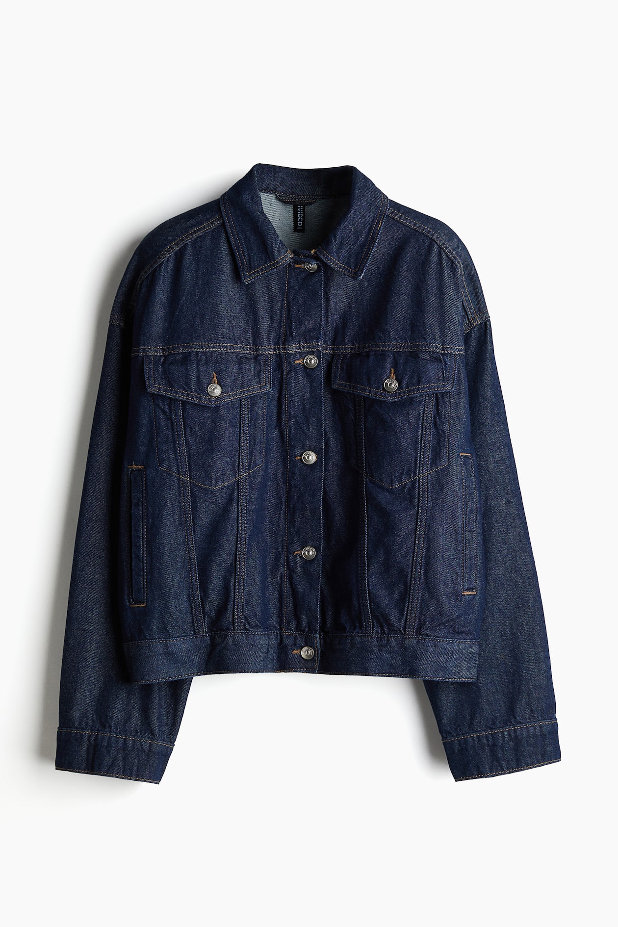 Denim Jacket - Dark denim blue - Ladies | H&M US