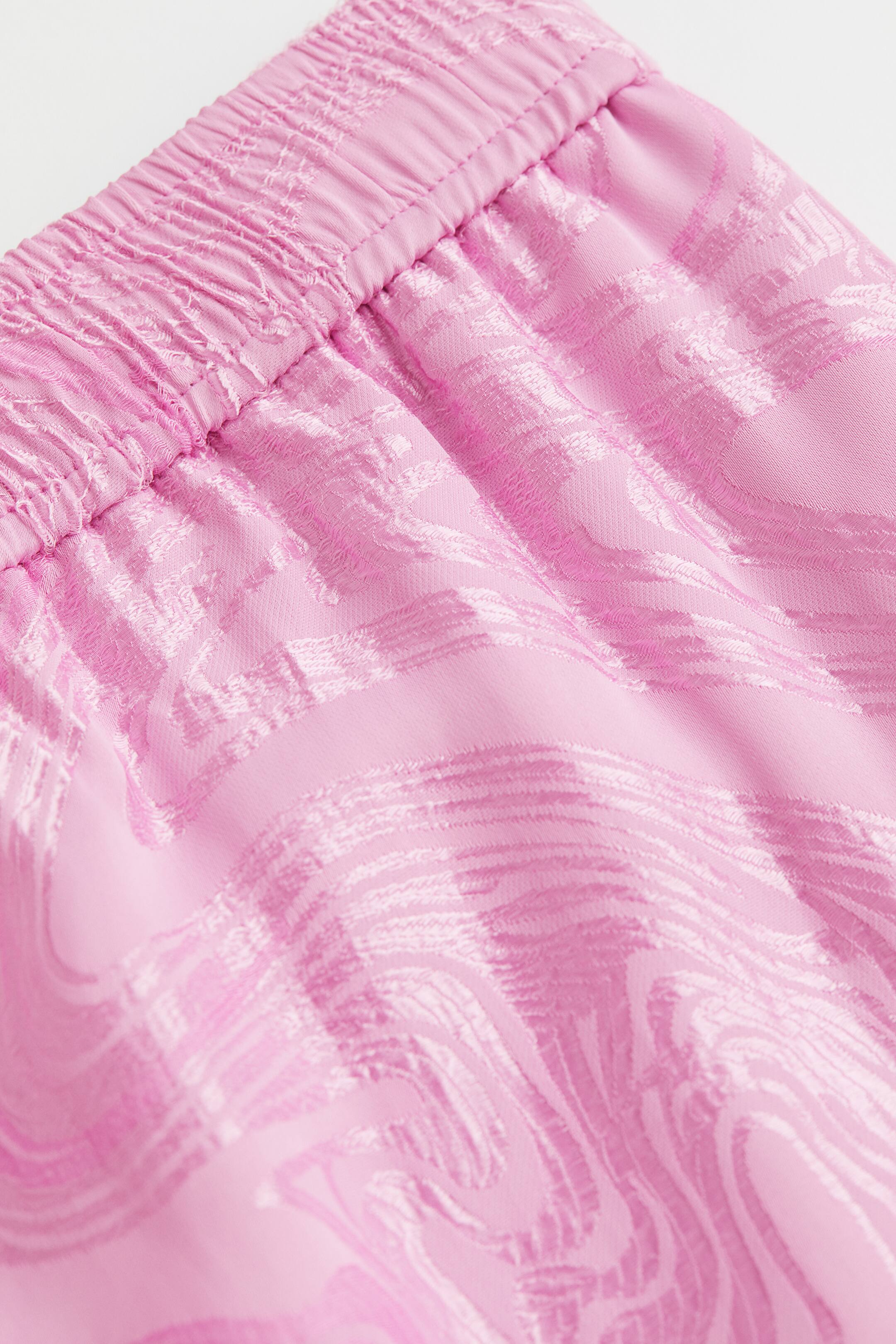 Jacquard-patterned trousers - Pink - Ladies | H&M IE