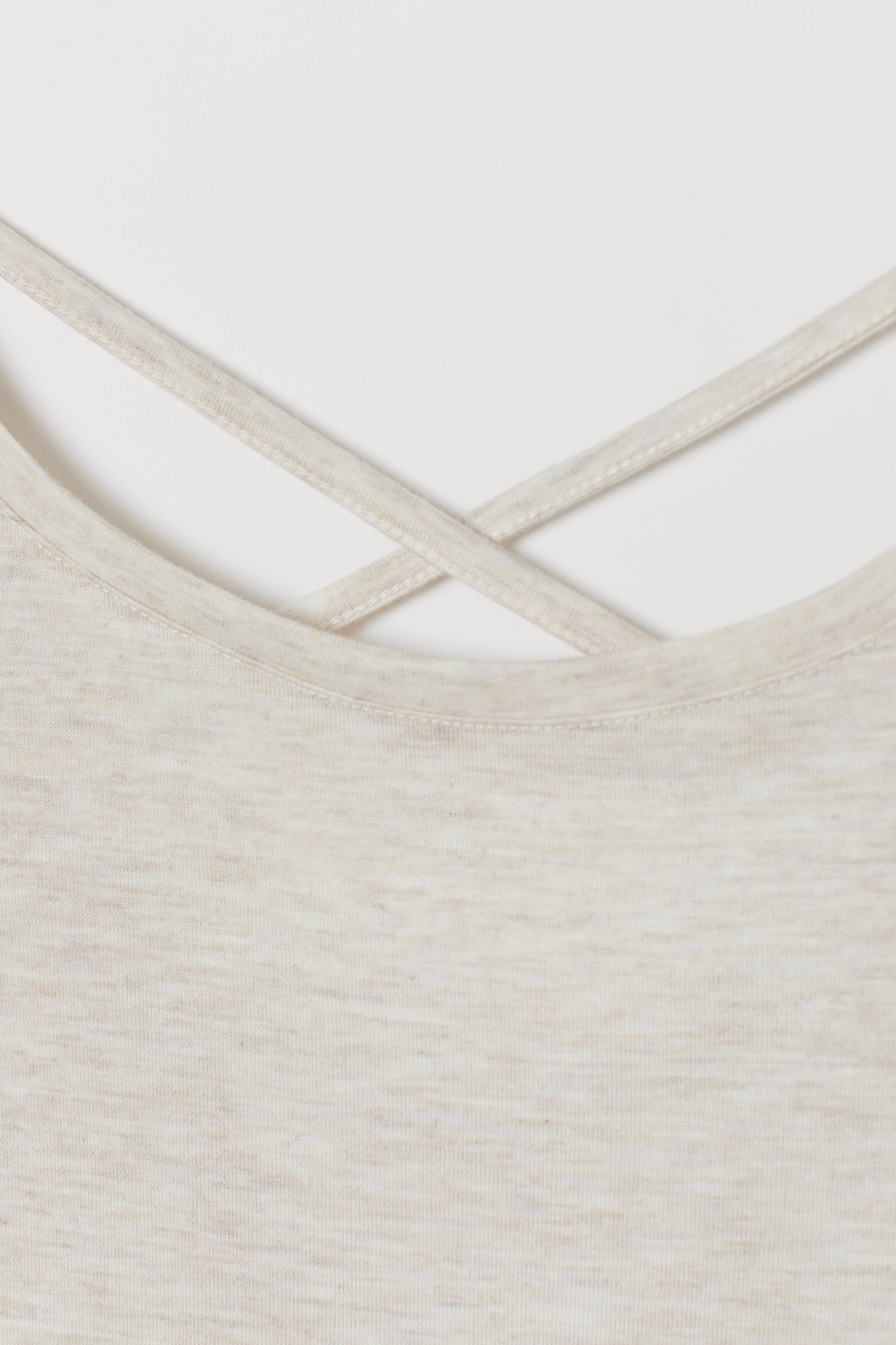 Sports Tank Top - Light beige - Ladies | H&M US