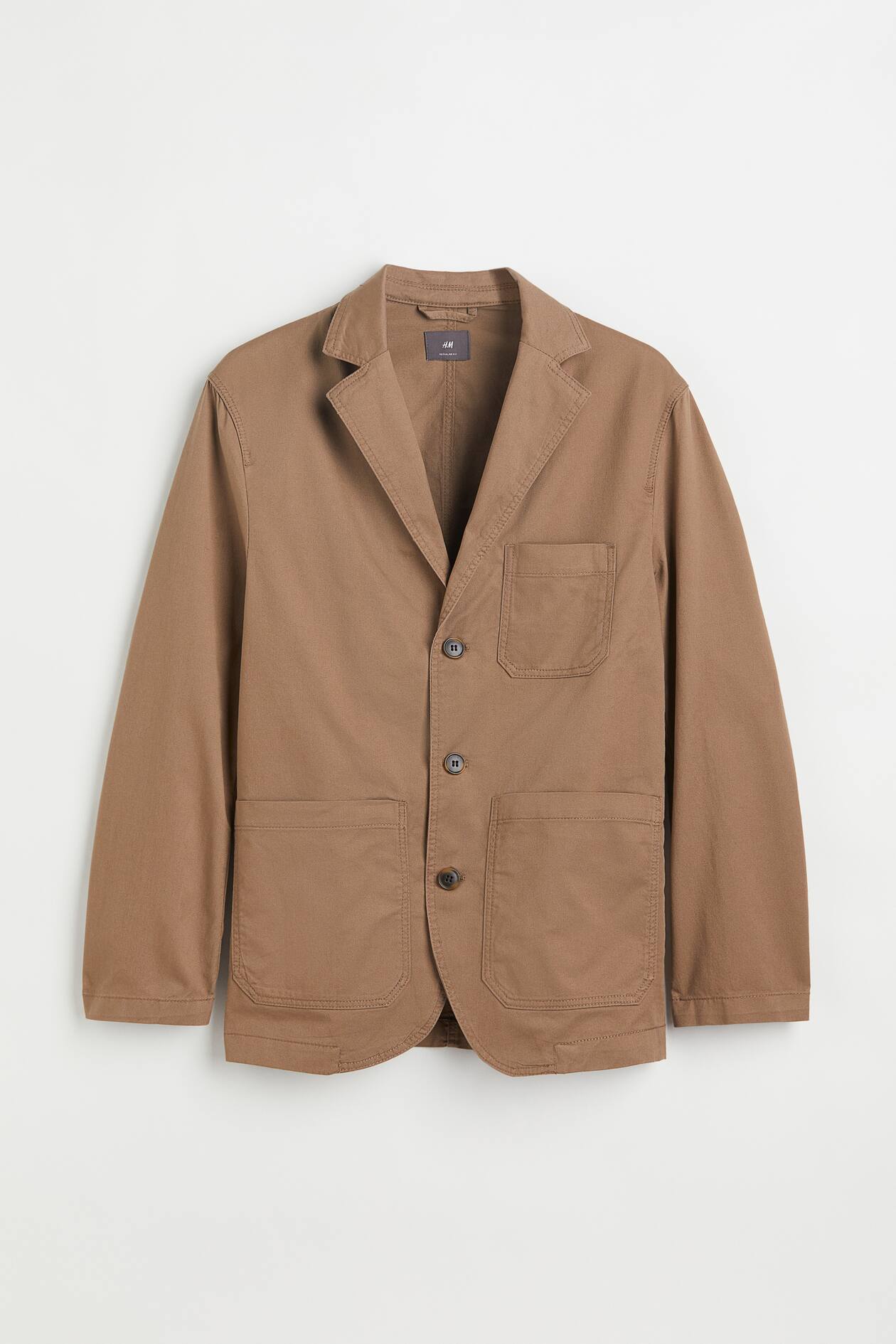 Regular Fit Unconstructed jacket - Beige - Men | H&M IE
