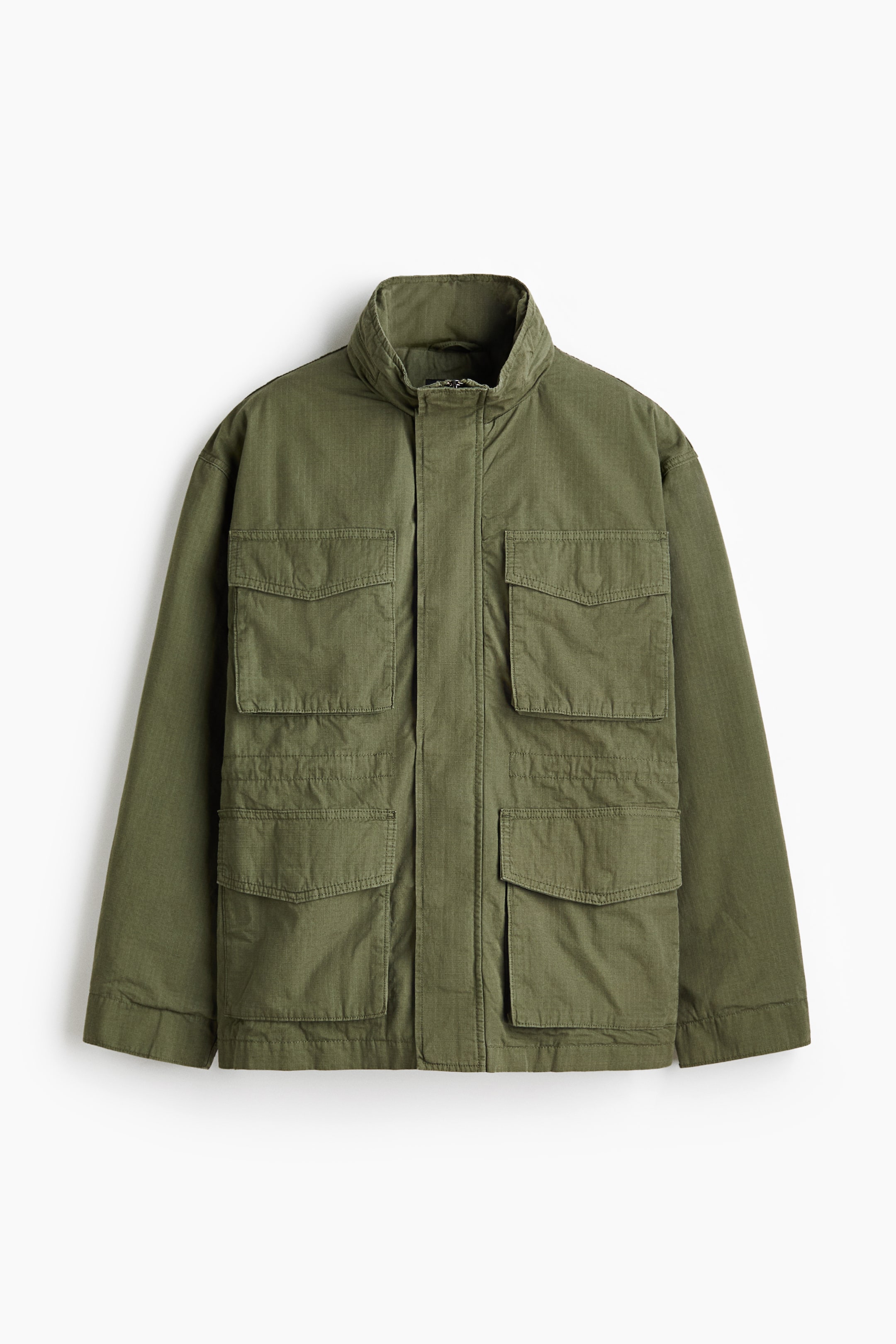 Cargo Jacket - Khaki green - Men | H&M PH