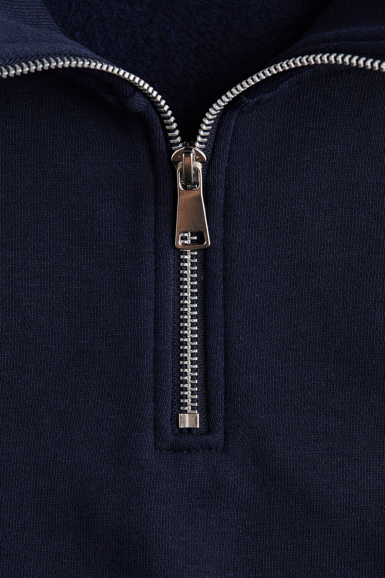 Zip-top sweatshirt - Navy blue - Ladies | H&M IN