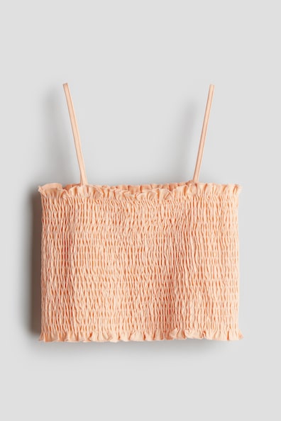 Peach Smocked Camisole Top for kids | H&M US