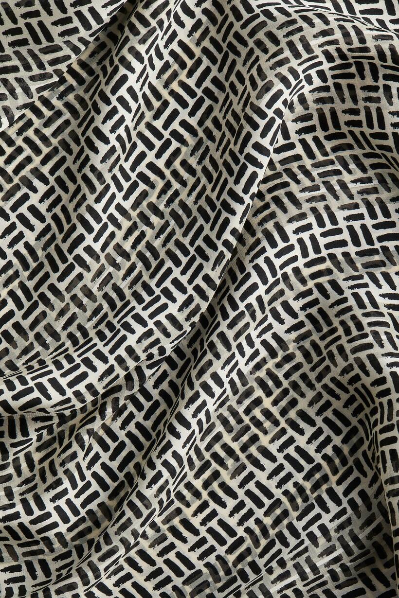 Patterned Blouse - Light beige/patterned - Ladies | H&M CA