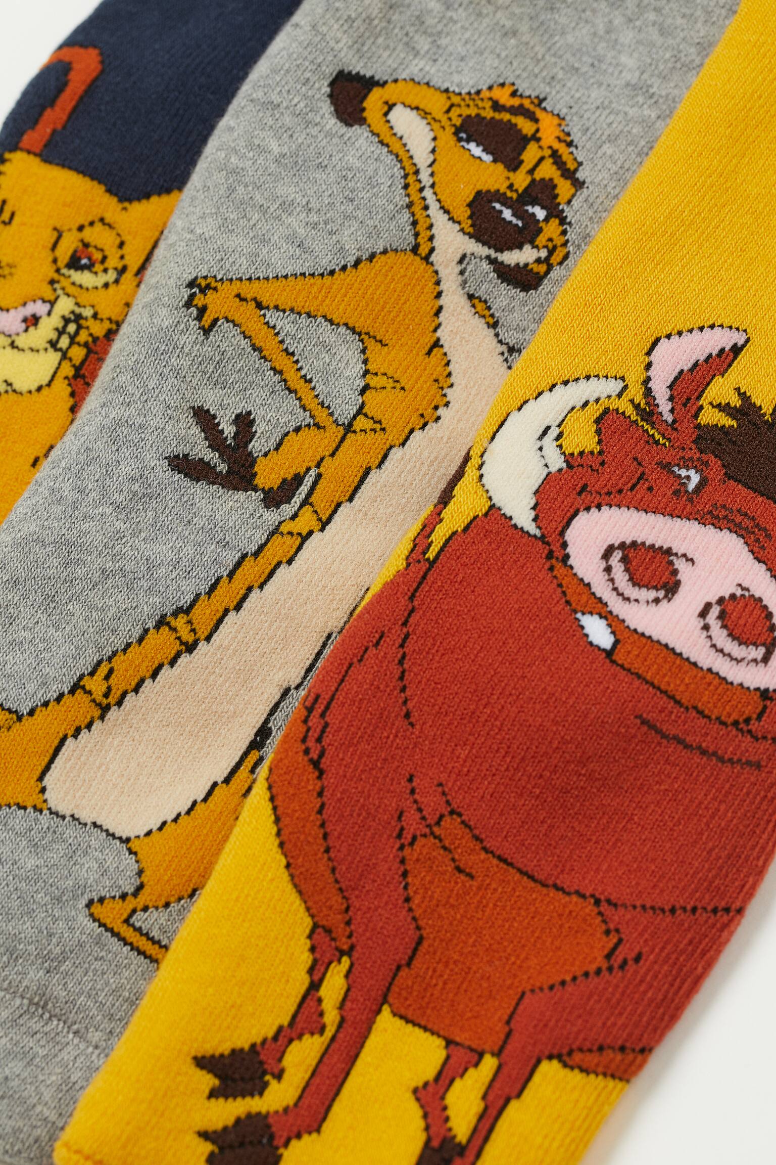 3-pack terry socks - Dark blue/The Lion King - Kids | H&M GB