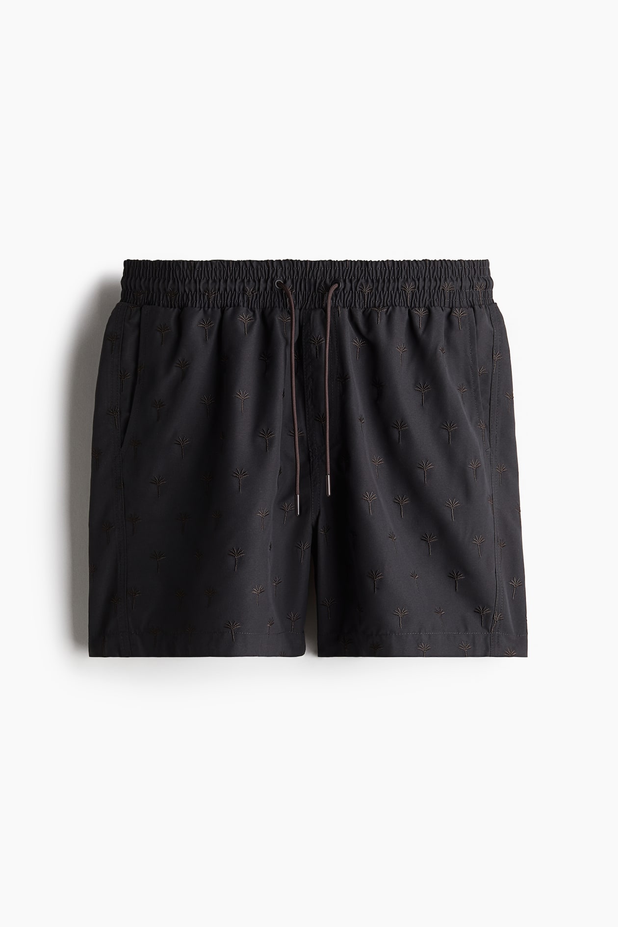 Men’s Black Patterned Swim Shorts | H&M US