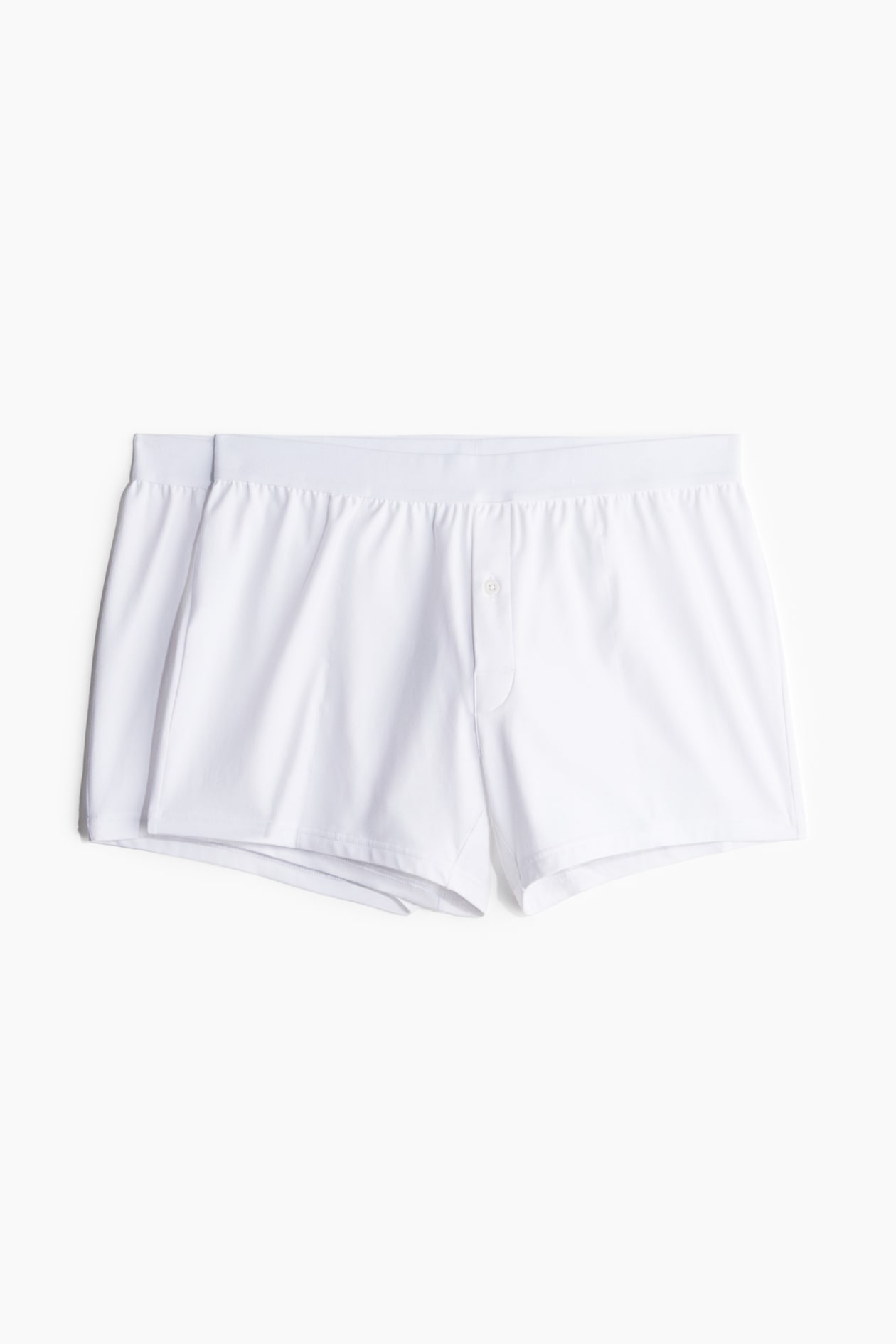 Men’s White 2-pack Boxer Shorts with Lycra® | H&M US