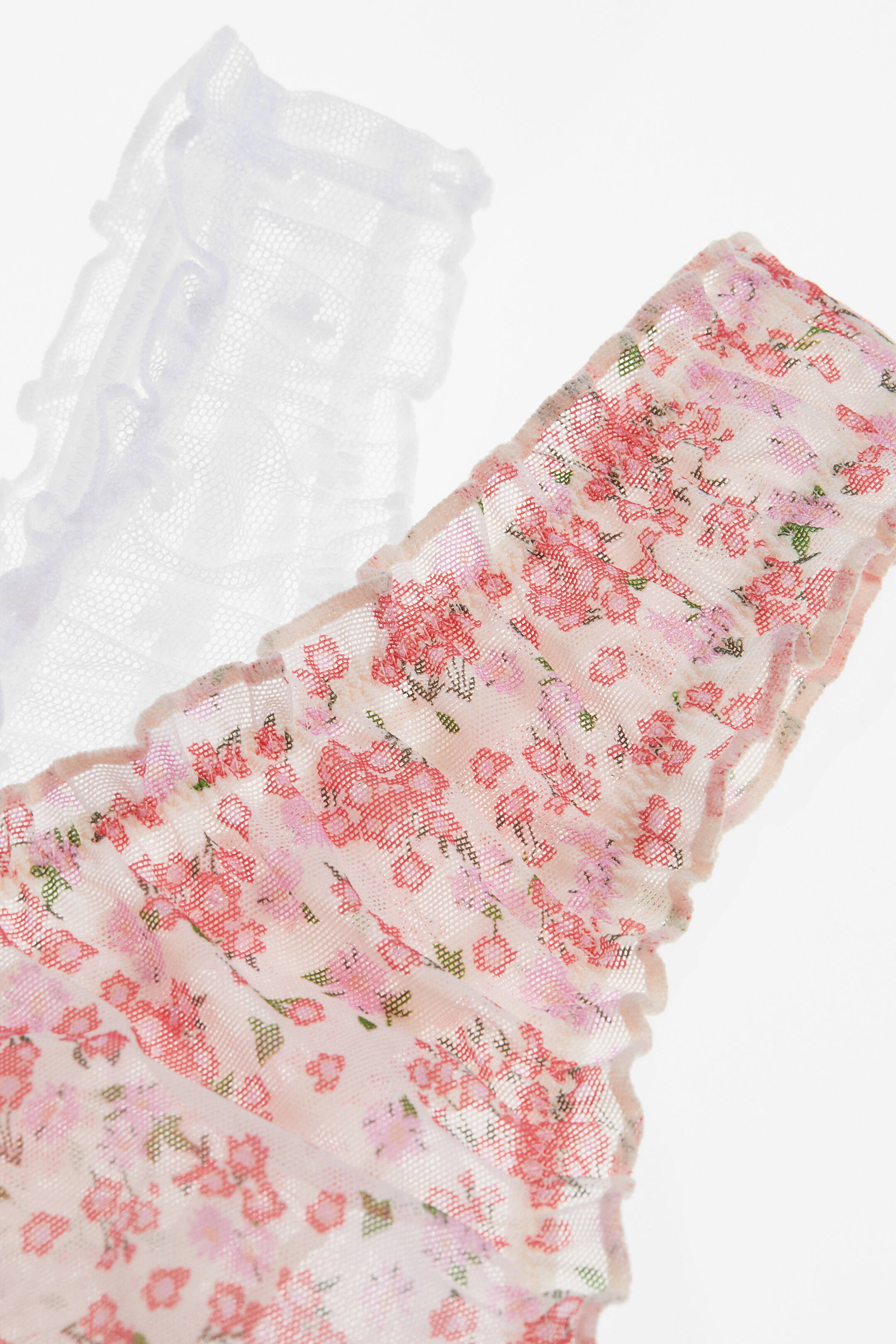 Thong 팬티 5피스 세트 - 오렌지/화이트 - 여성 | H&M KR