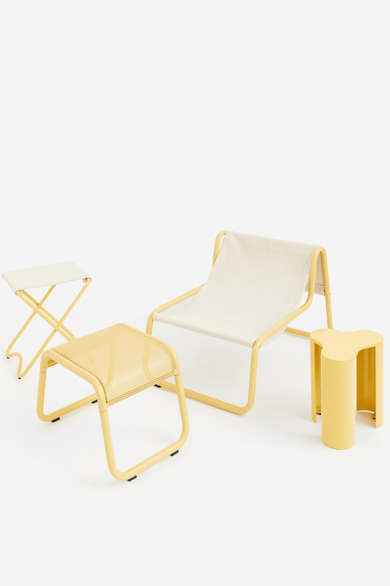 Yellow Metal lounge chair at H&M Home | H&M GB