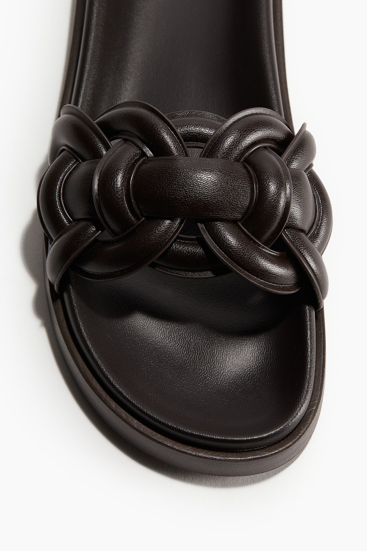 Intertwined-strap Sandals - Dark brown - Ladies | H&M US