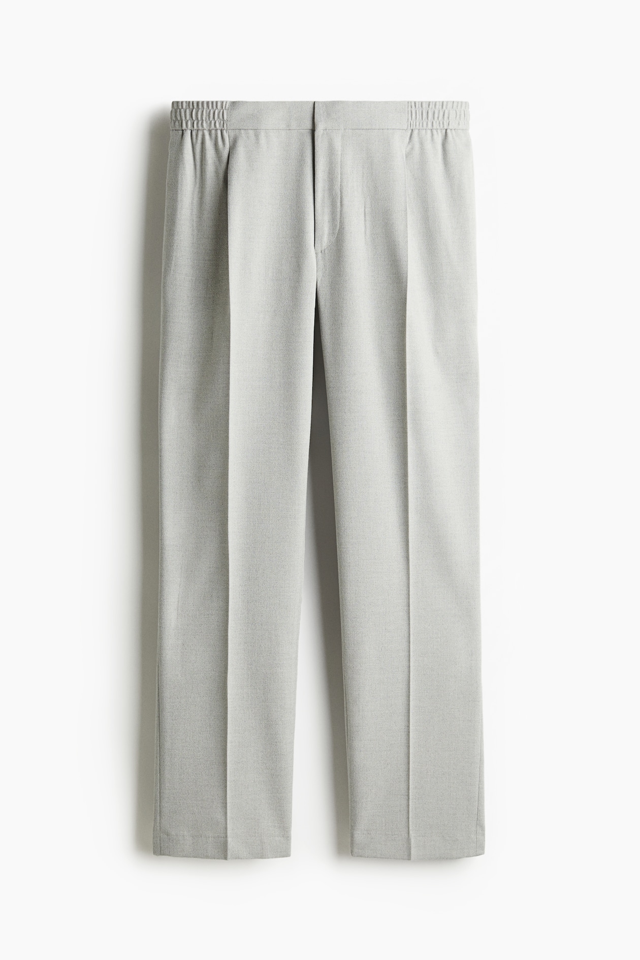 Regular Fit Creased Pants - Light gray - Men | H&M US