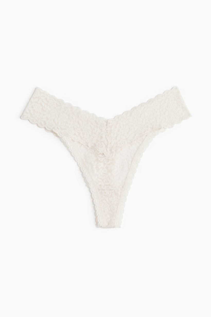 레이스 Thong 팬티 10피스 세트 - 다크 레드/크림색/화이트 - 여성 | H&M KR