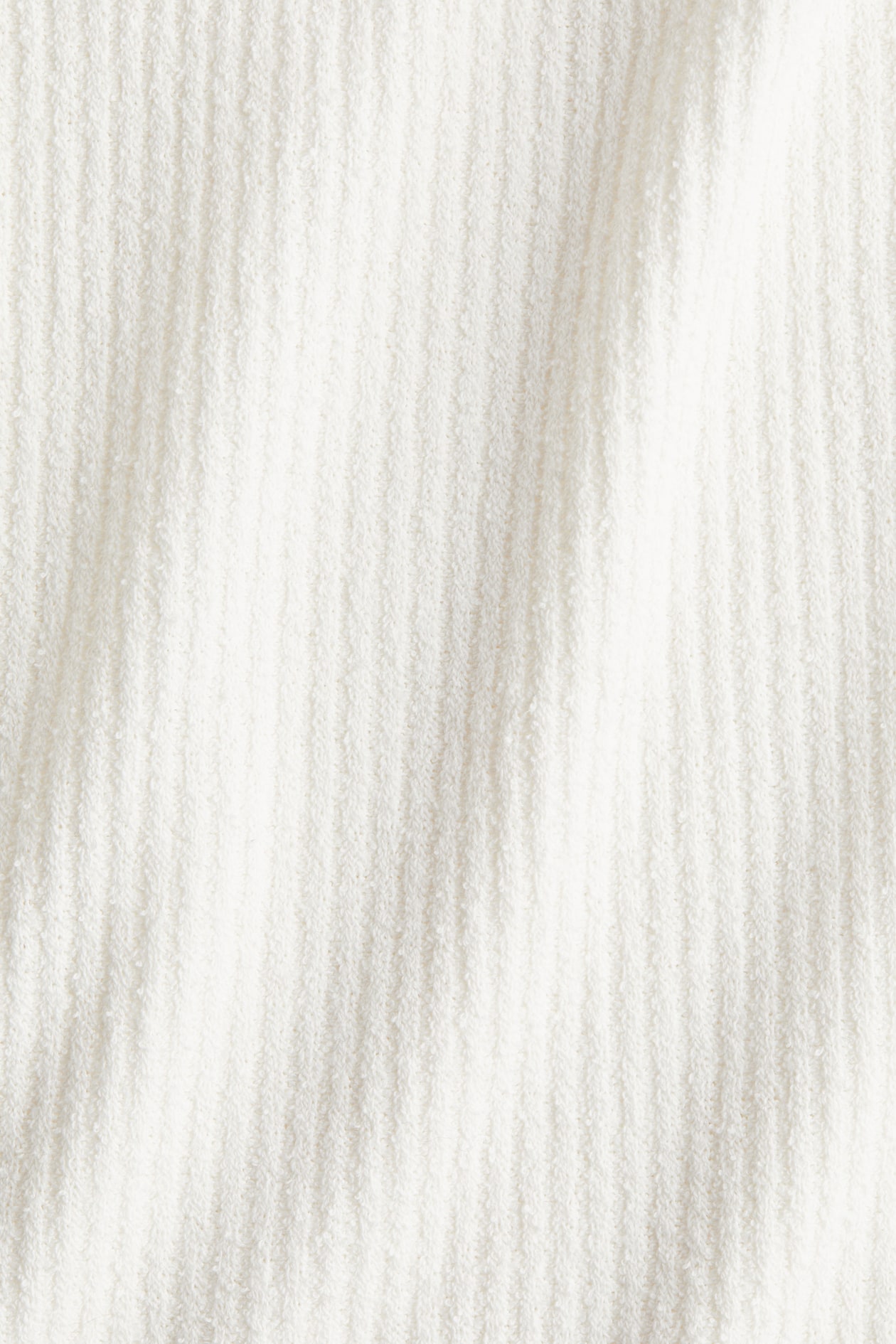 Rib-Knit Off-the-Shoulder Top - White - Ladies | H&M US