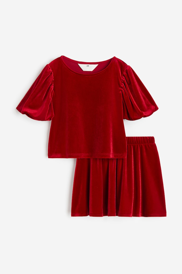 2-piece Set - Red - Kids | H&M US