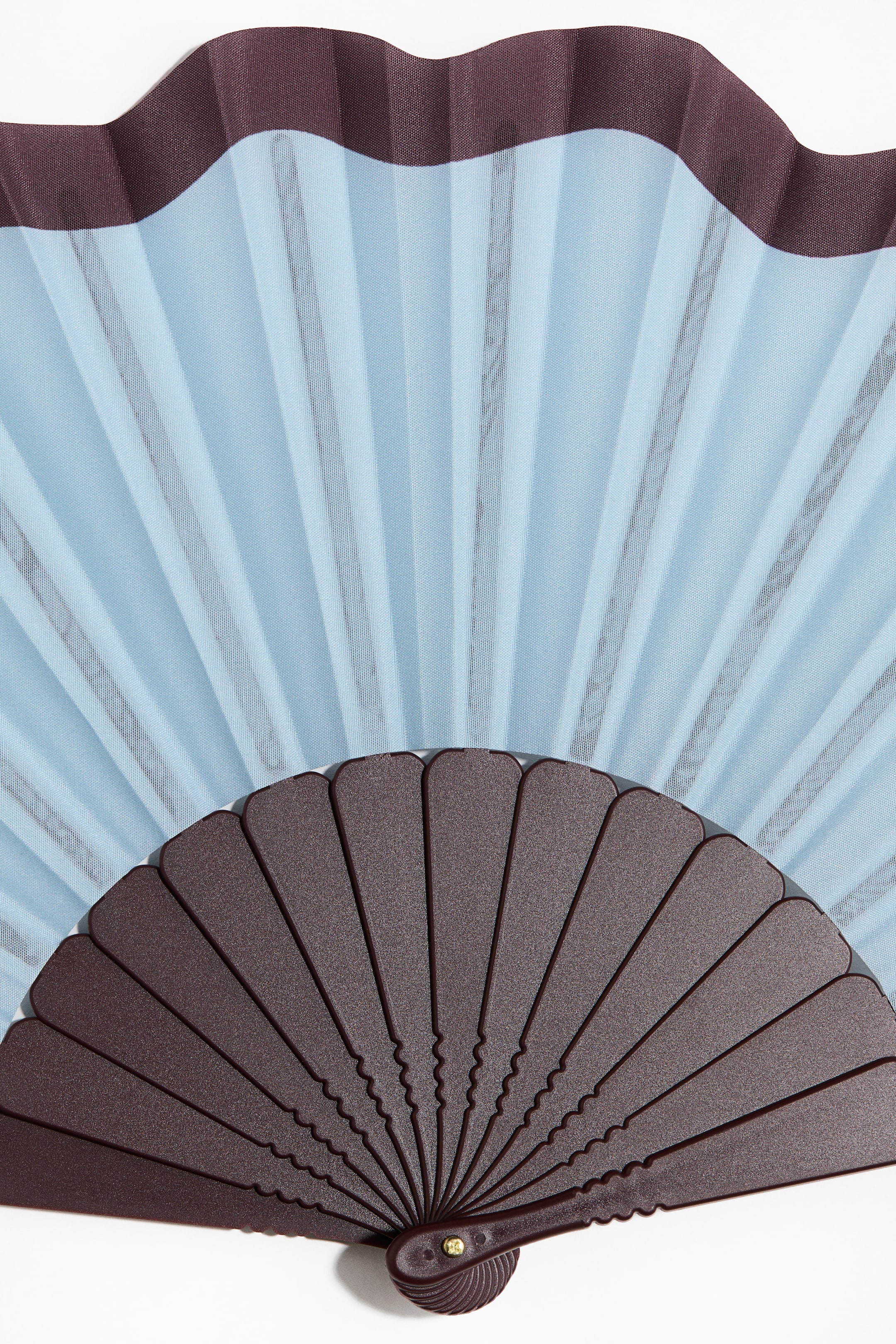 Folding fan - Light blue/Dark brown - Ladies | H&M GB