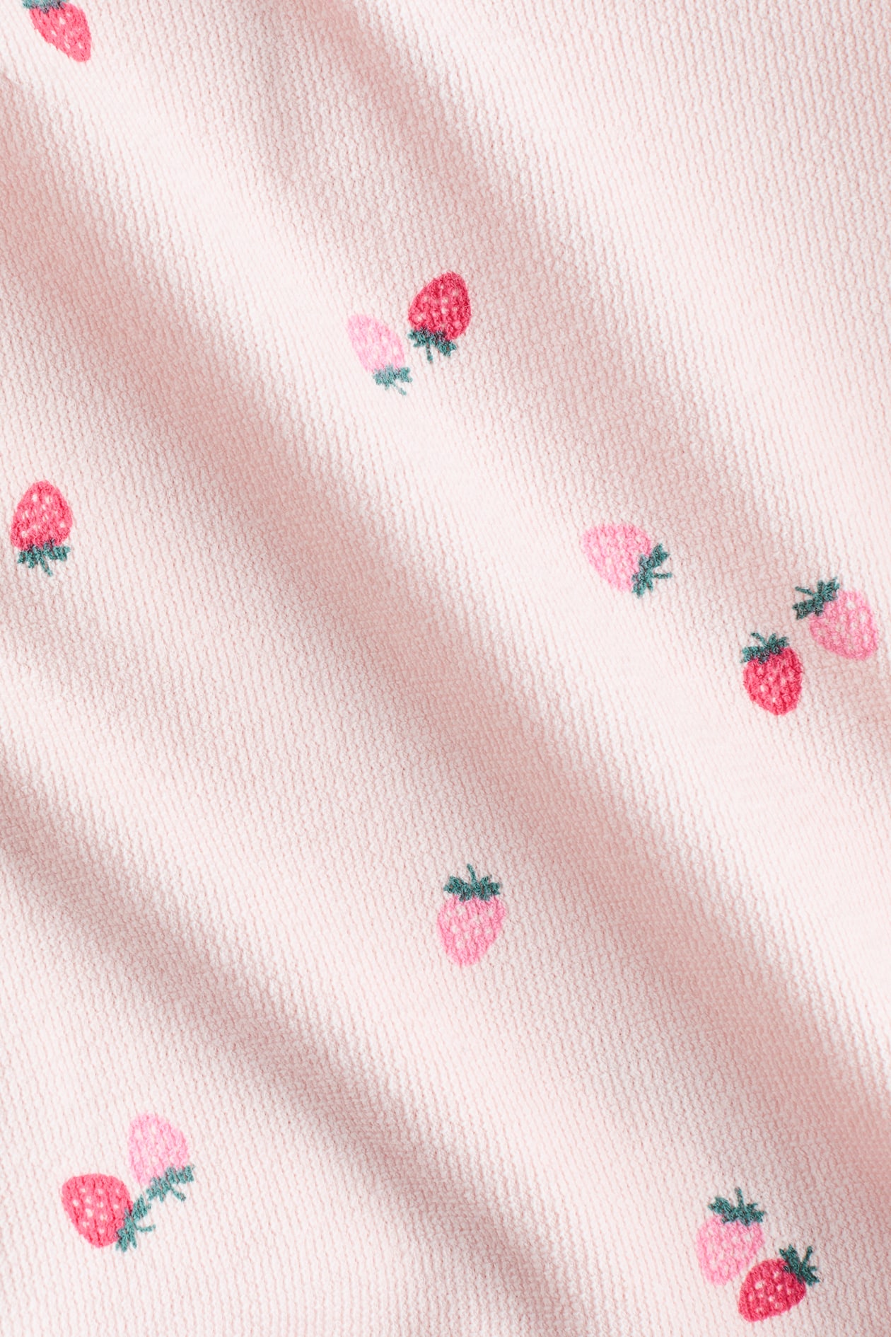 Conjunto estampado de 2 piezas en algodón - Rosa claro/Fresas - NIÑOS ...