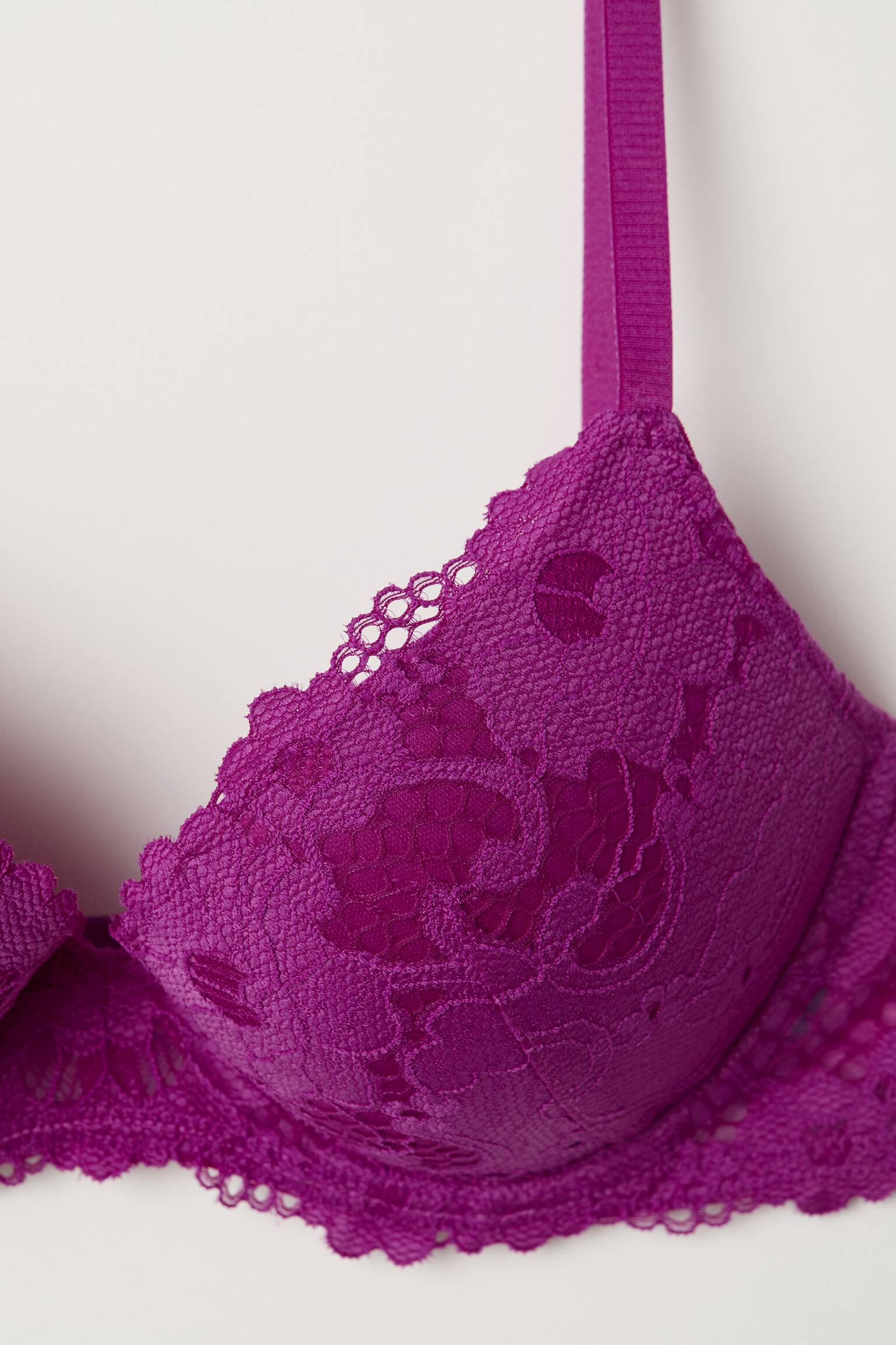 Lace Push-up Bra - Magenta - Ladies | H&M US