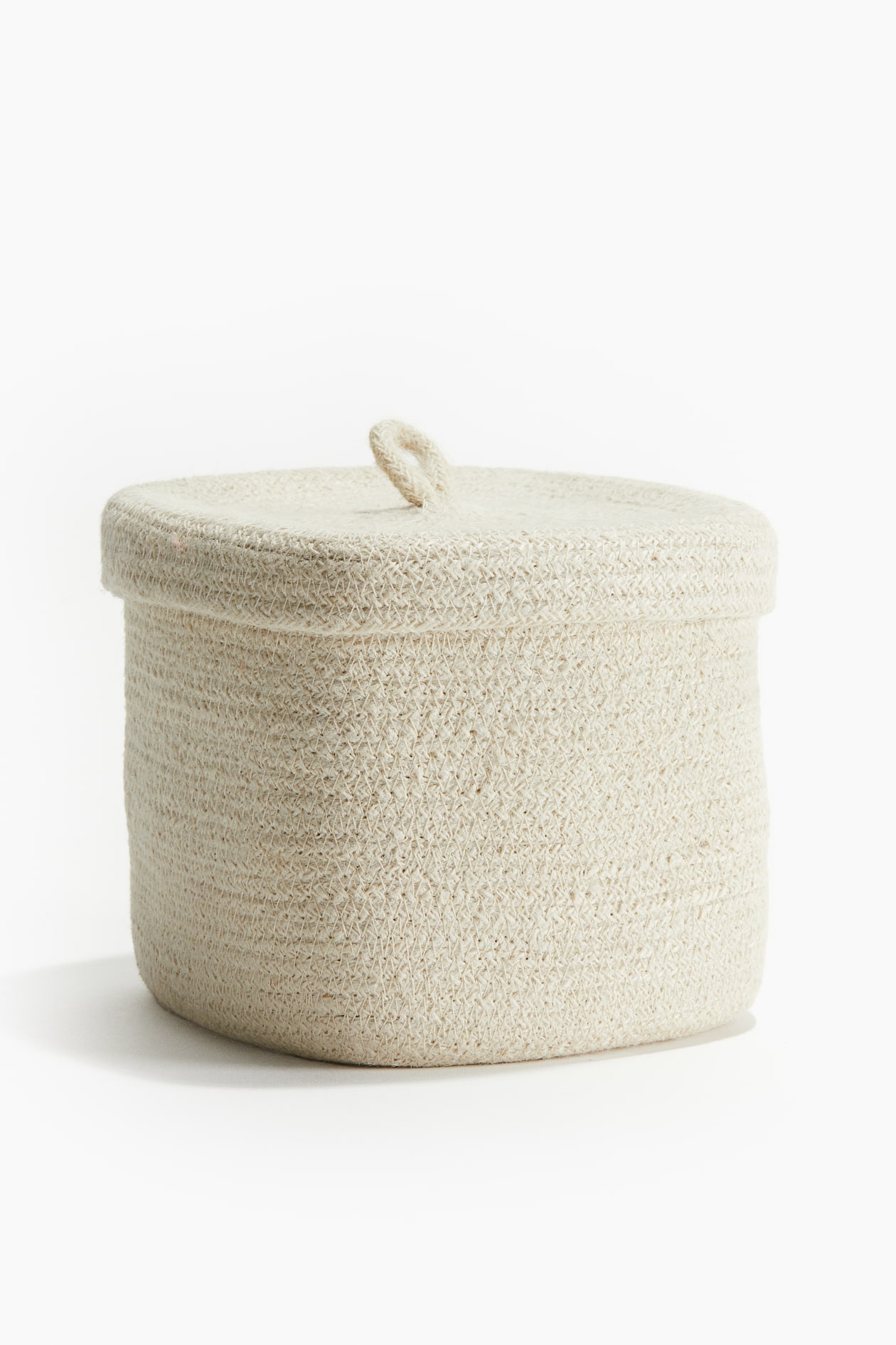 Small Jute Box - Natural white - Home All | H&M US