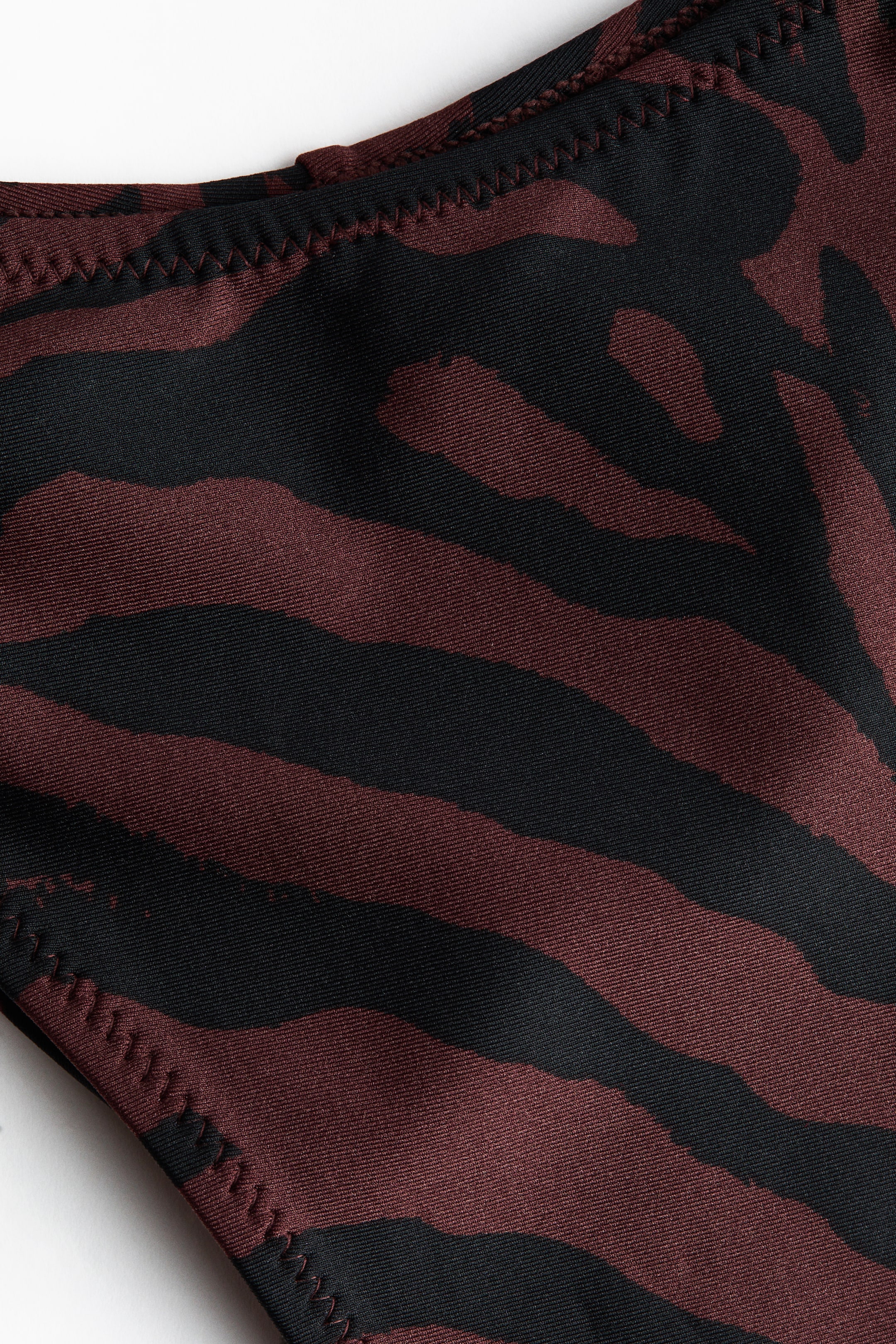 Brazilian Bikini Bottoms - Dark brown/zebra print - Ladies | H&M US