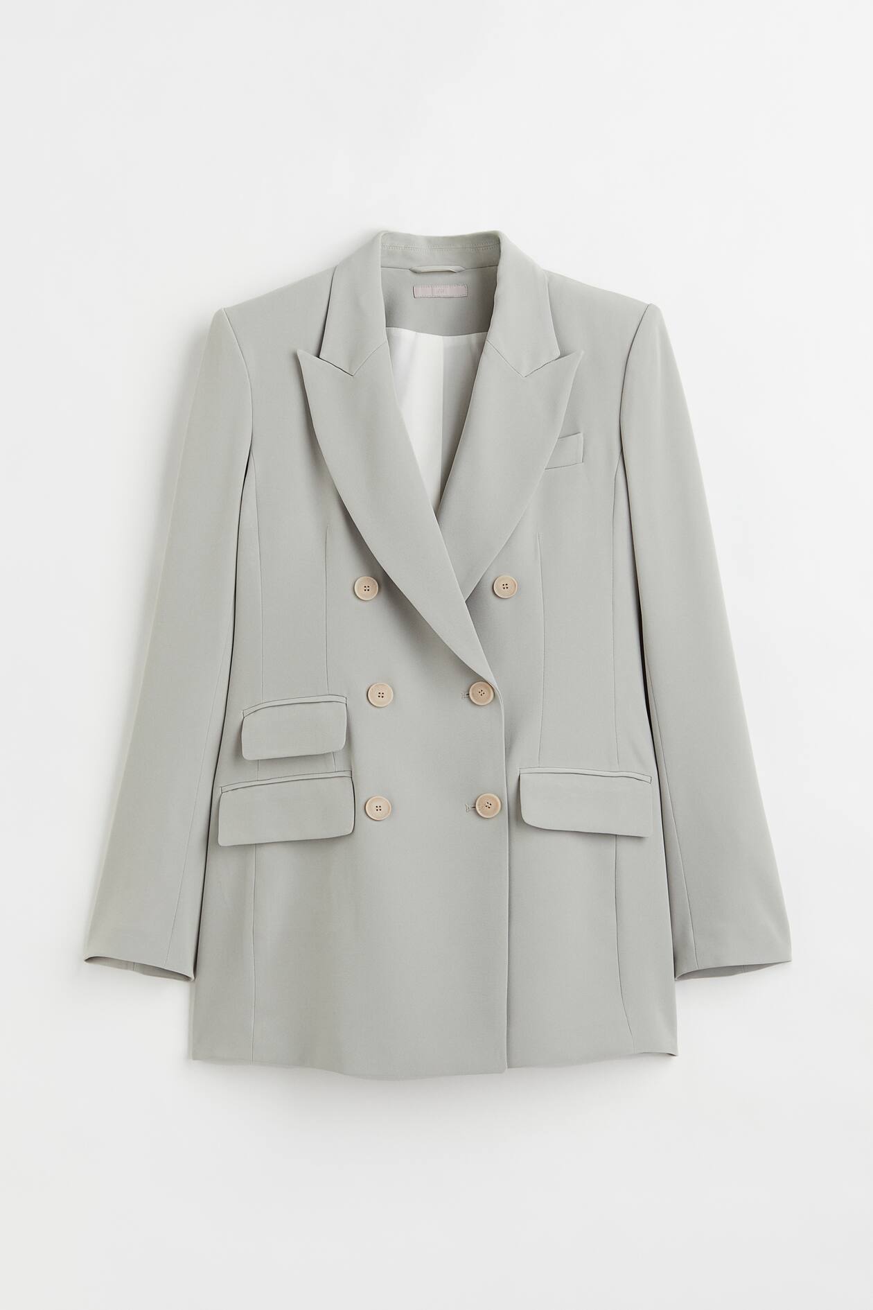 Zweireihiger Blazer - Helles Greige - Ladies | H&M DE