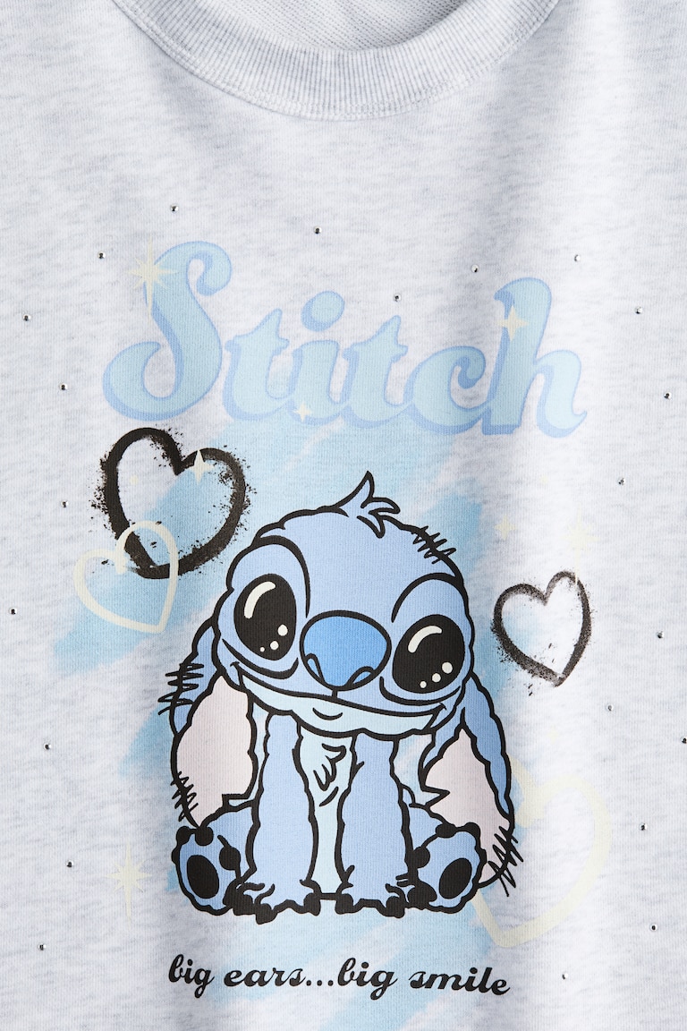 Light gray/Lilo & Stitch Printed T-Shirt for kids | H&M US