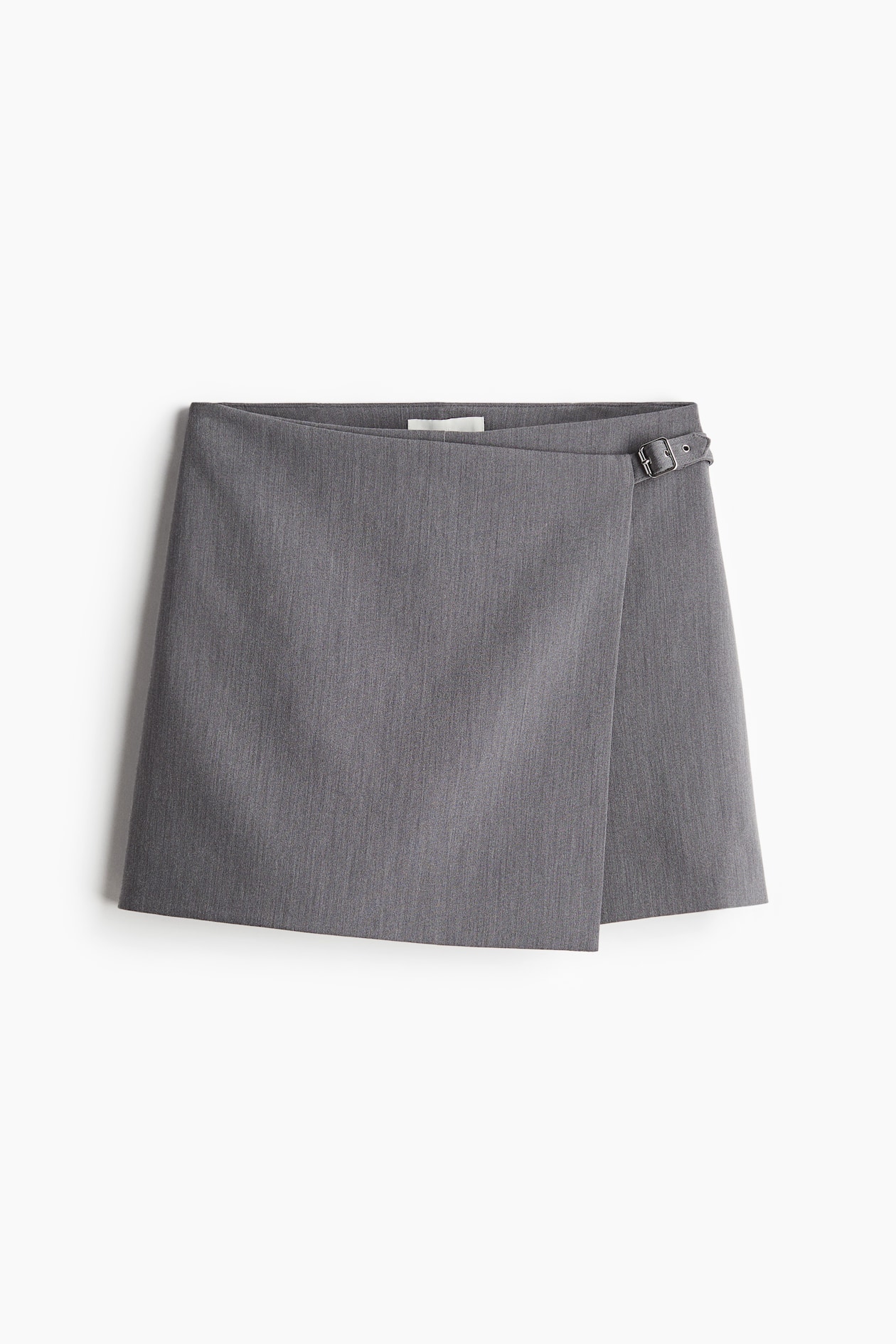 Women's Gray melange Mini Skort | H&M US