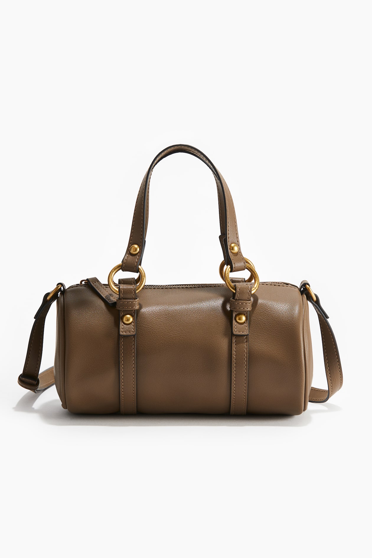 Women's Dark taupe Coated Crossbody Bag | H&M US