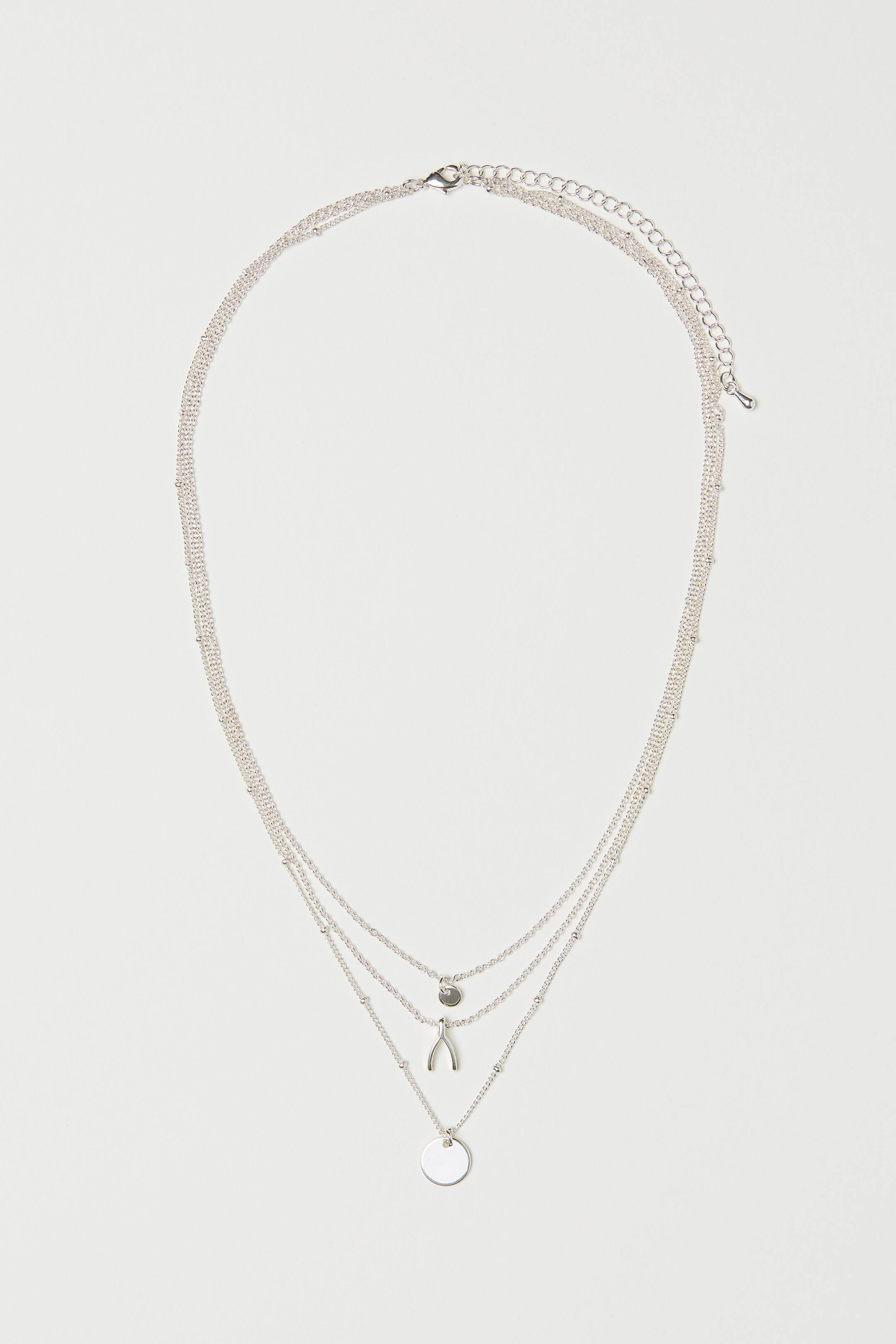 Collier à plusieurs rangs - Argenté - FEMME | H&M FR