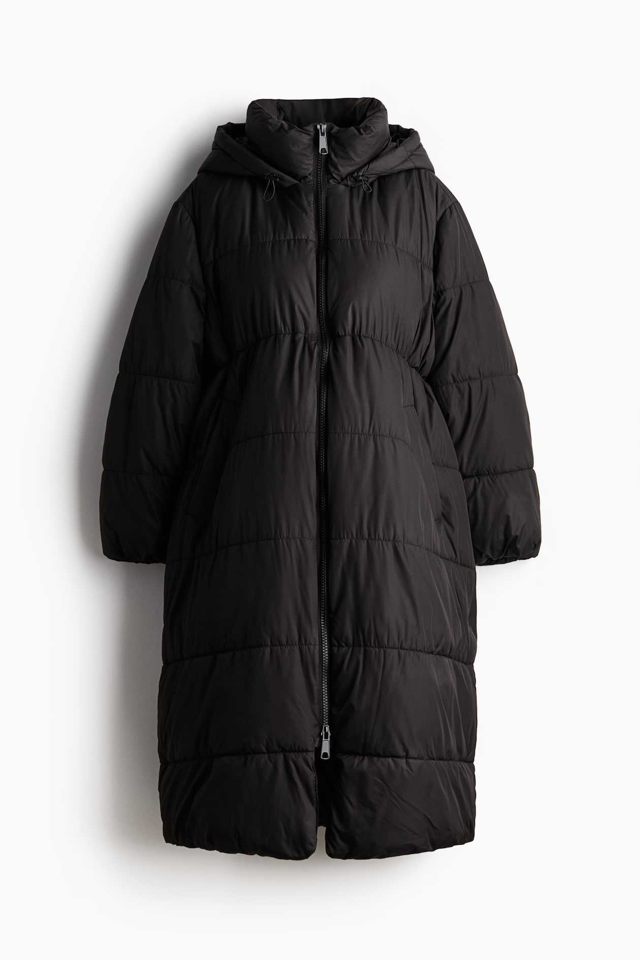 Women's Black MAMA Hooded puffer coat | H&M GB