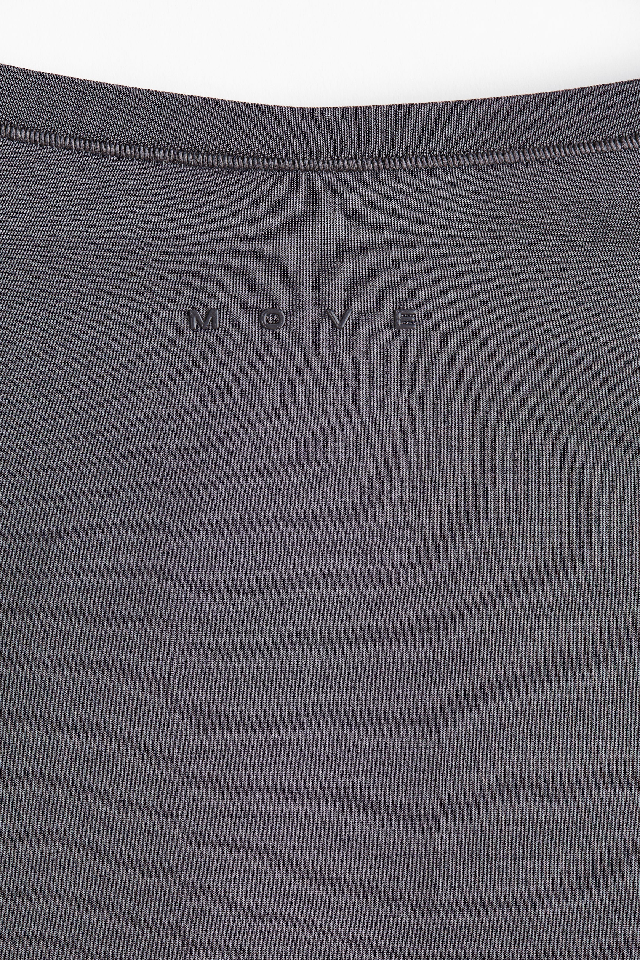 Sports wrap top in modal - Dark clay grey - Ladies | H&M GB