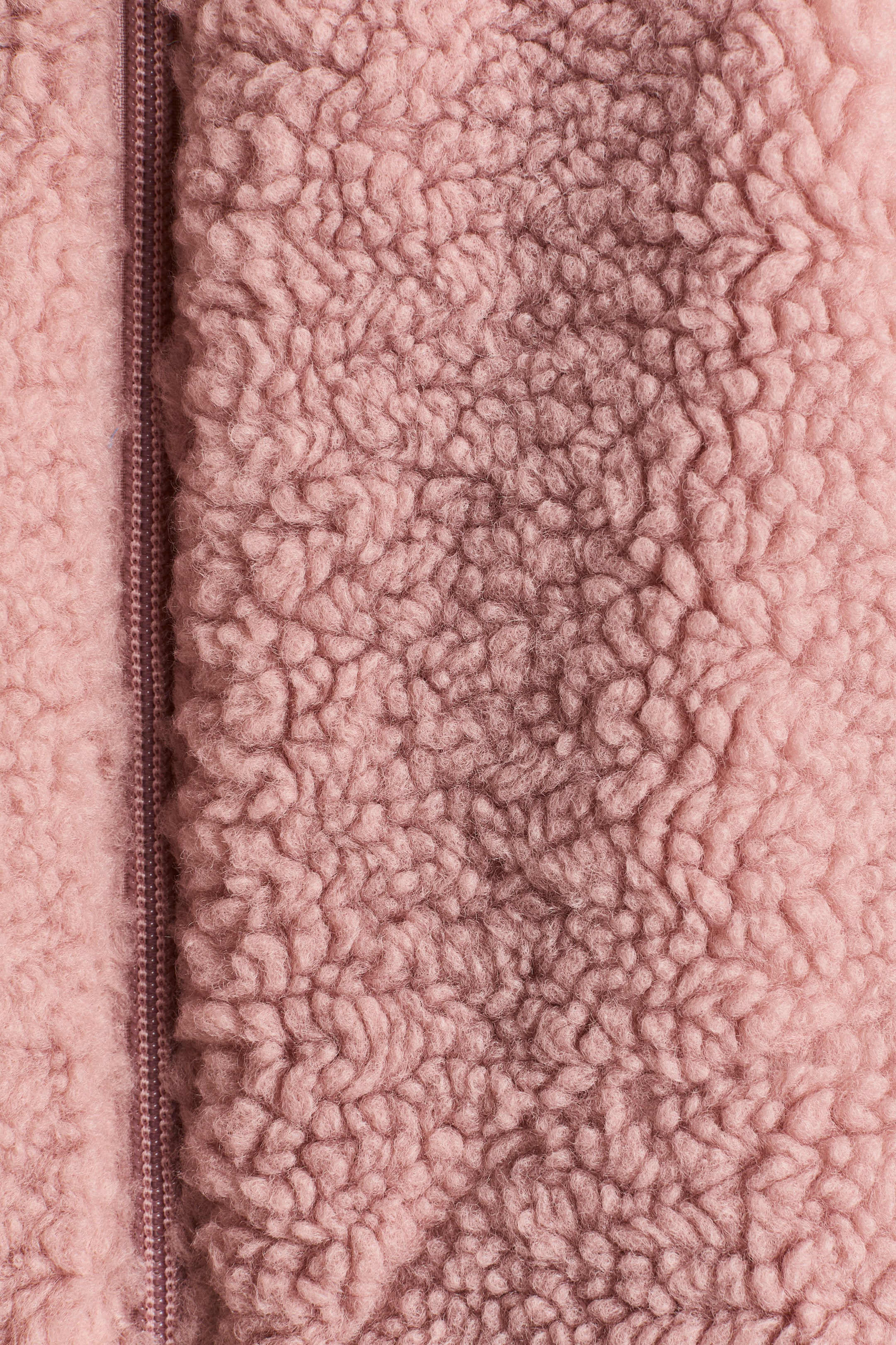 Light pink Teddy Fleece Jacket for kids | H&M CA