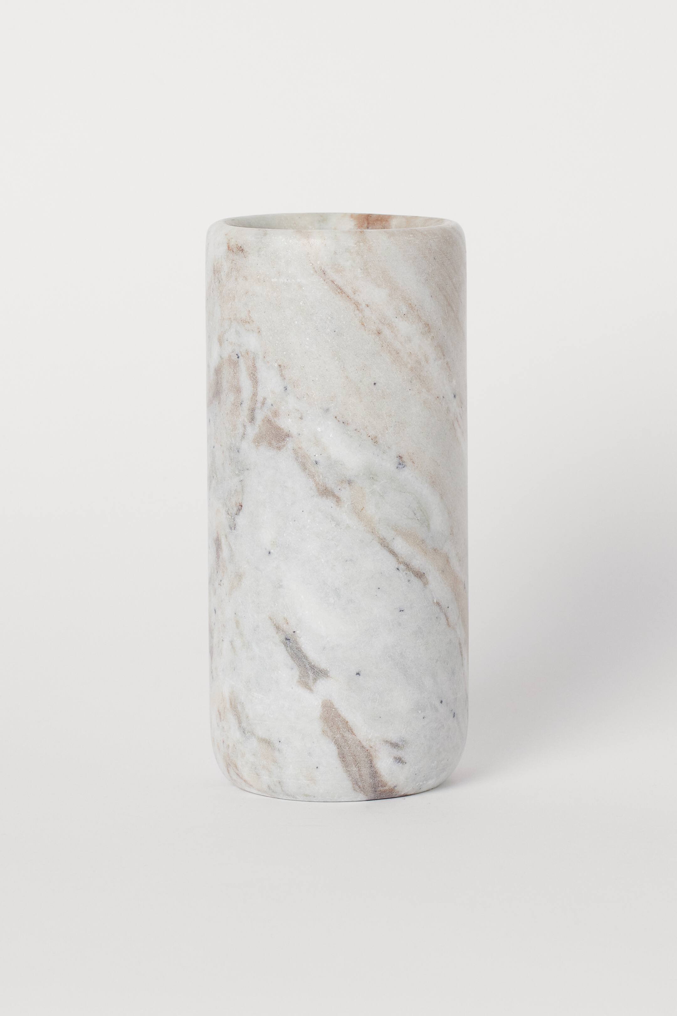 Marble vase - Light beige/Marble - Home All | H&M GB
