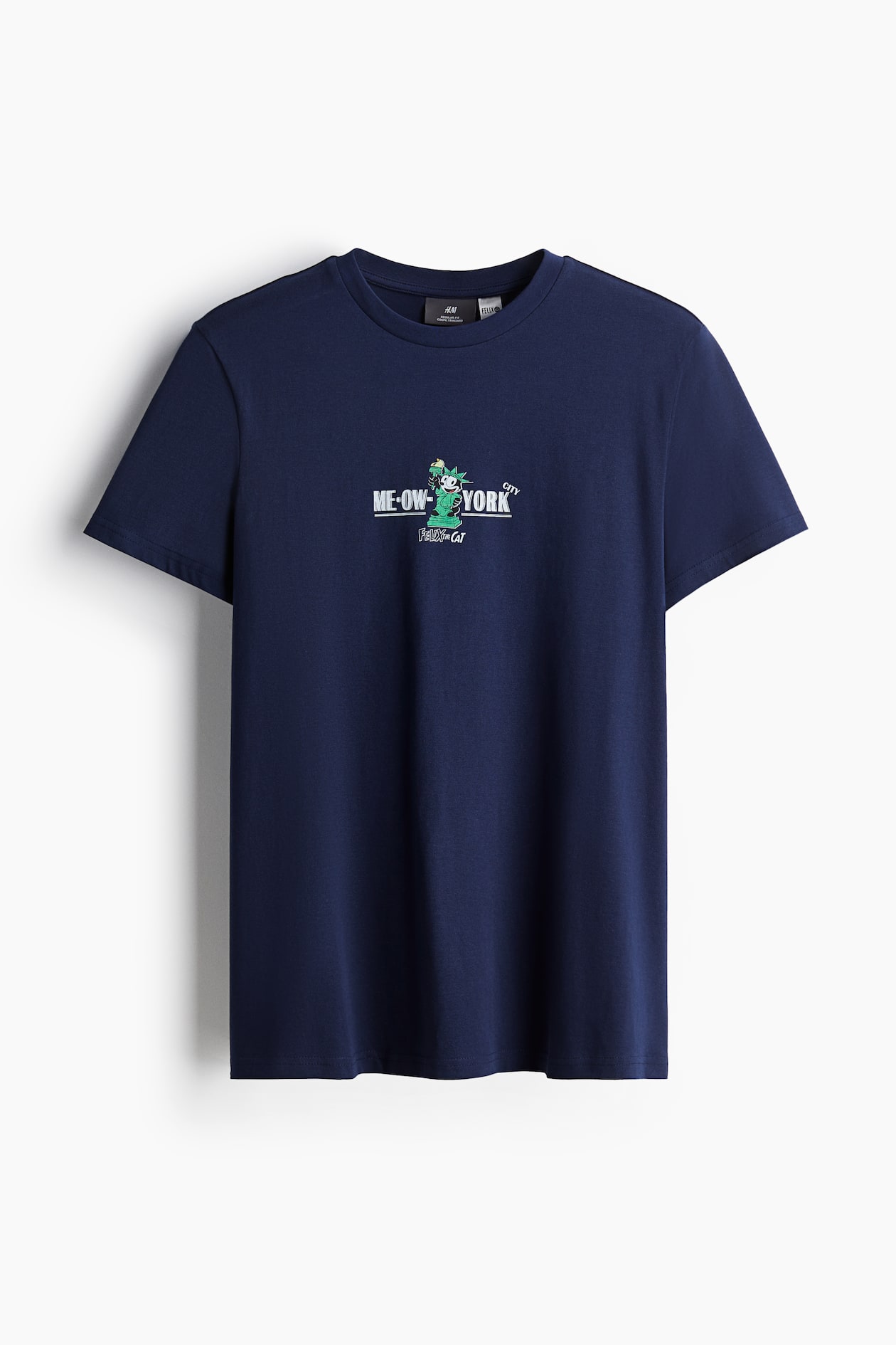 Men’s Navy blue/Felix the Cat Regular Fit T-shirt | H&M CA