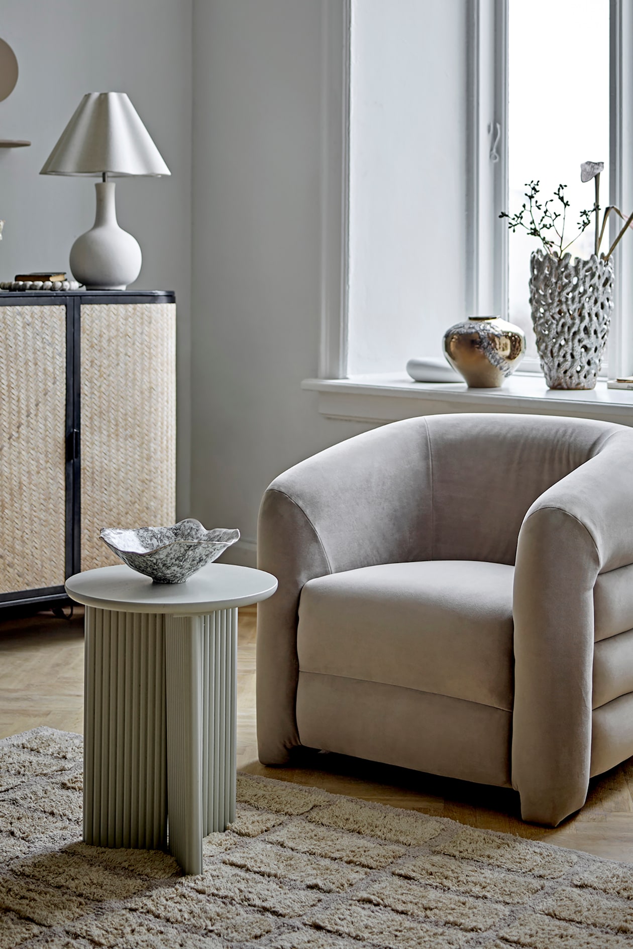 Edith Mesa Lateral - Branco - Bloomingville - HOME | H&M PT