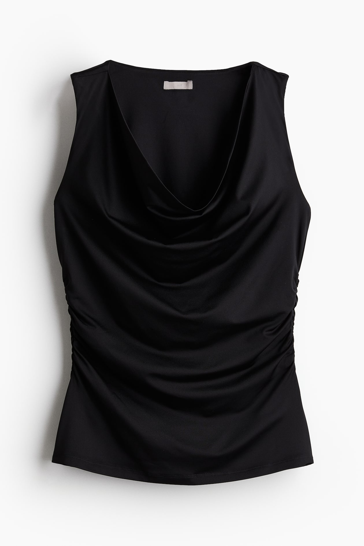 Women's Black Draped top | H&M IN